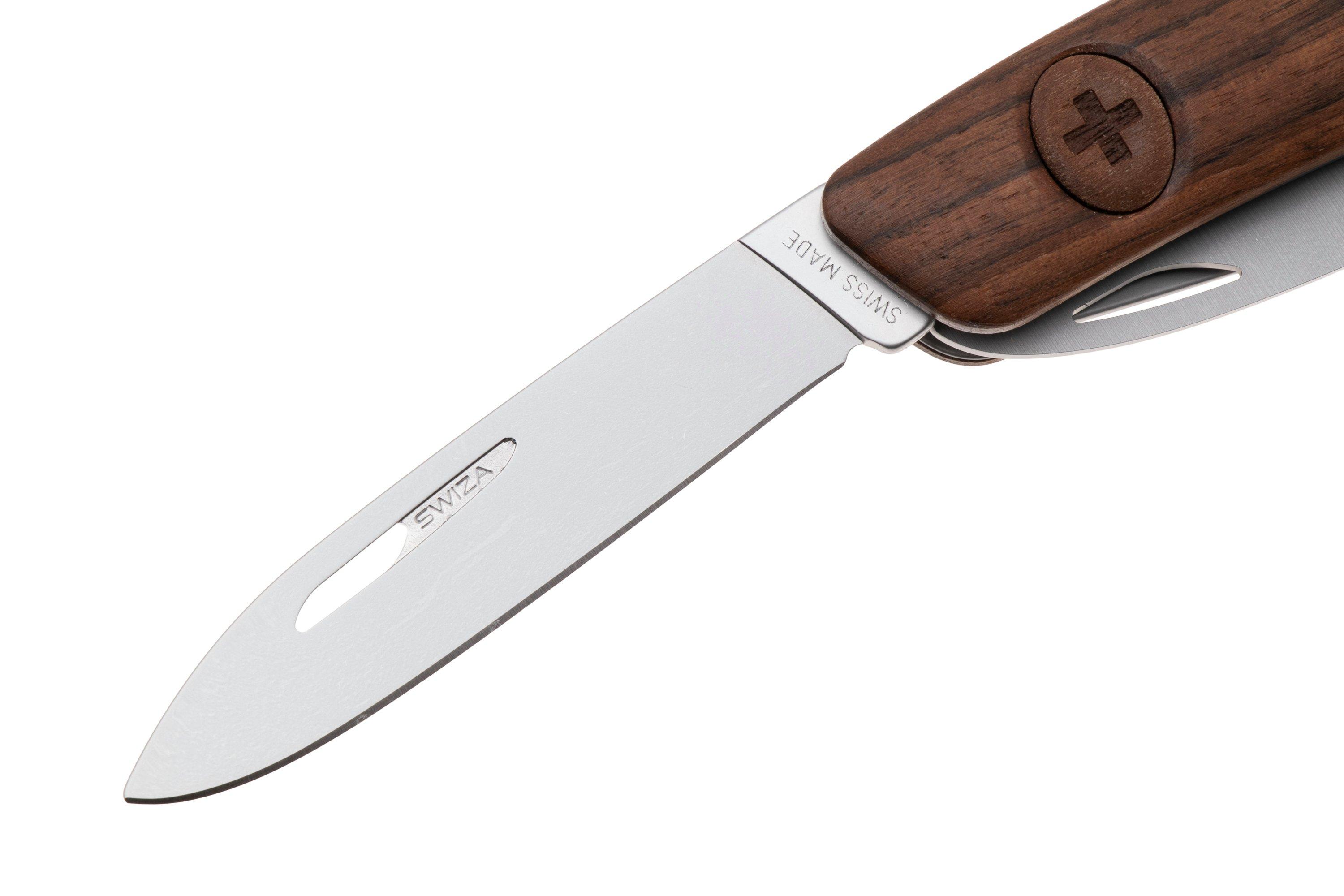 Swiza D06 R AM, KNR.0066.6300, Walnut, Zwitsers zakmes, 7 tools | Voordelig kopen bij ...