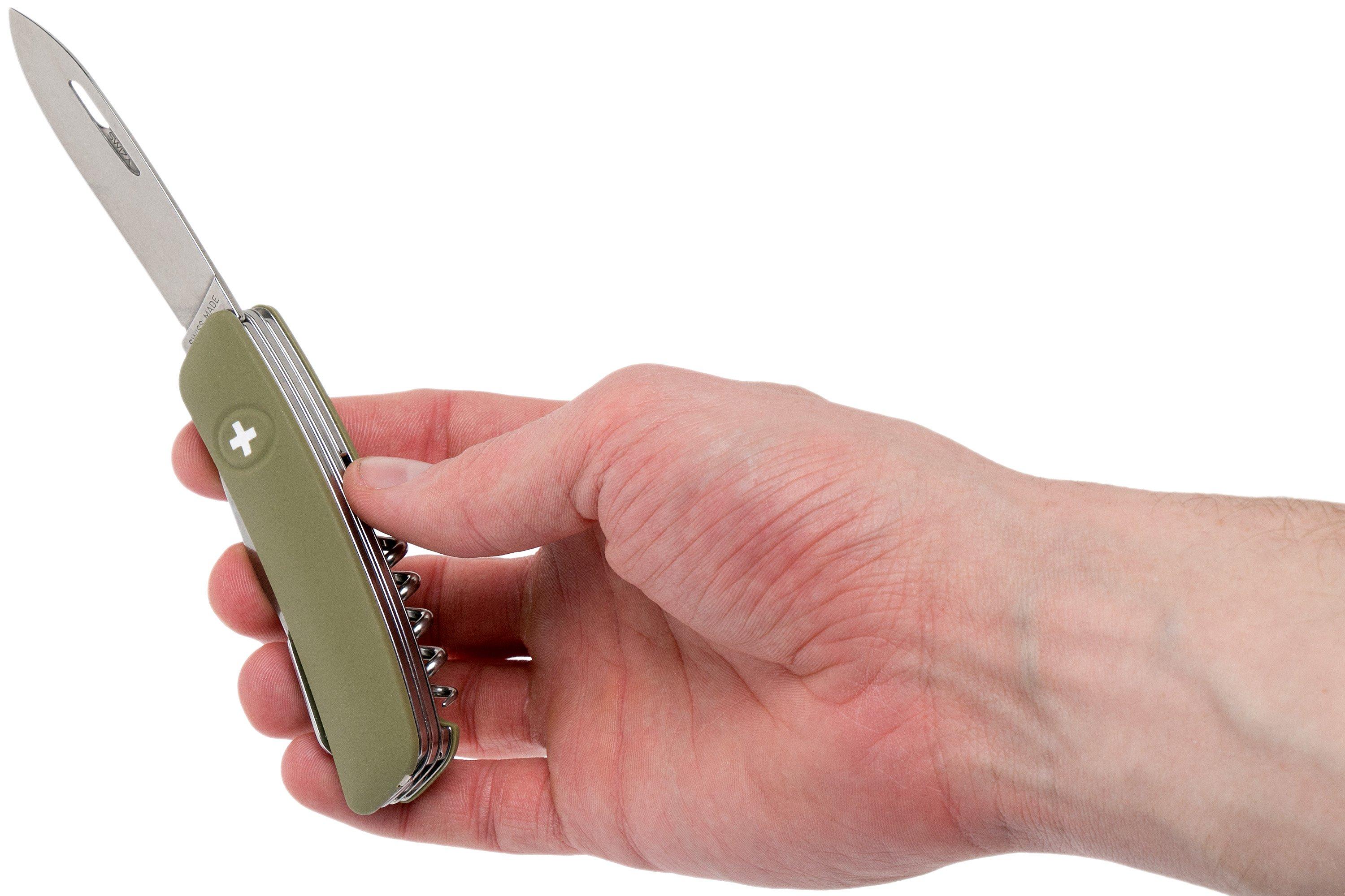 Swiza D07 Swiss pocket knife, olive | Advantageously shopping at ...