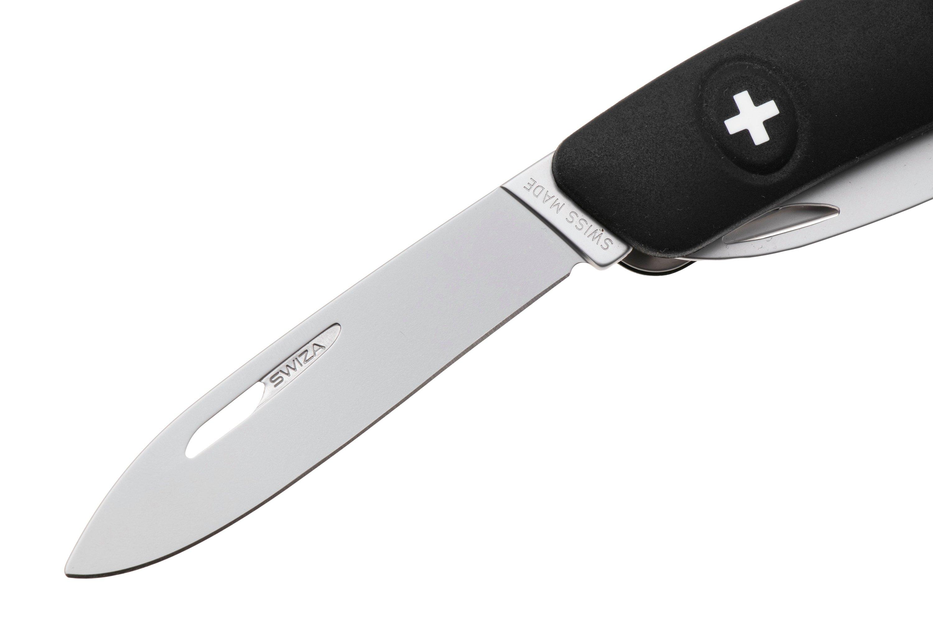 Swiza D07 R AM, KNR.0116.1010, Black, Swiss pocket knife, 7 tools ...