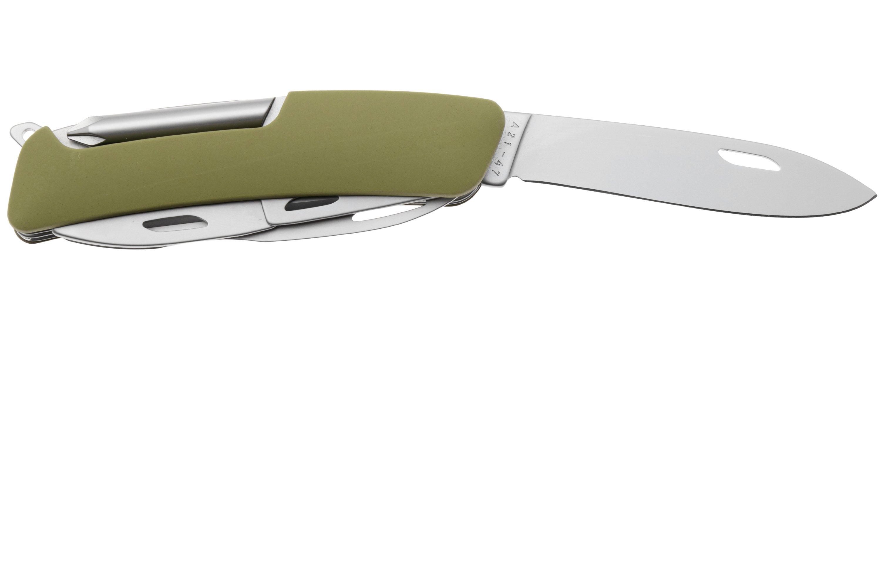 Swiza D08 R AM, KNR.0126.1050, Olive, Swiss pocket knife, 8 tools ...