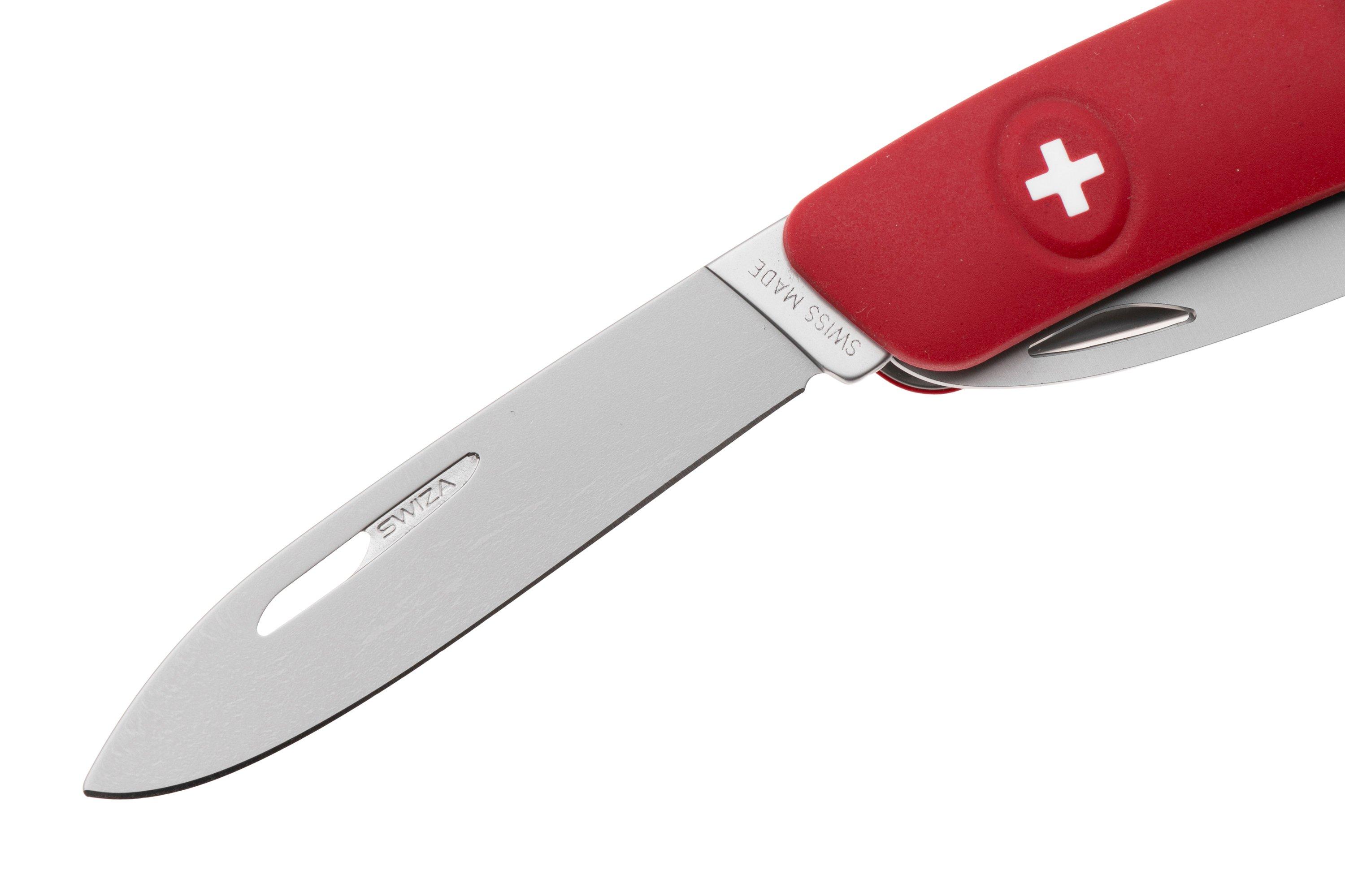 Swiza D09 R AM, KNR.0136.1900, Red Helvetix, Zwitsers zakmes, 9 tools ...