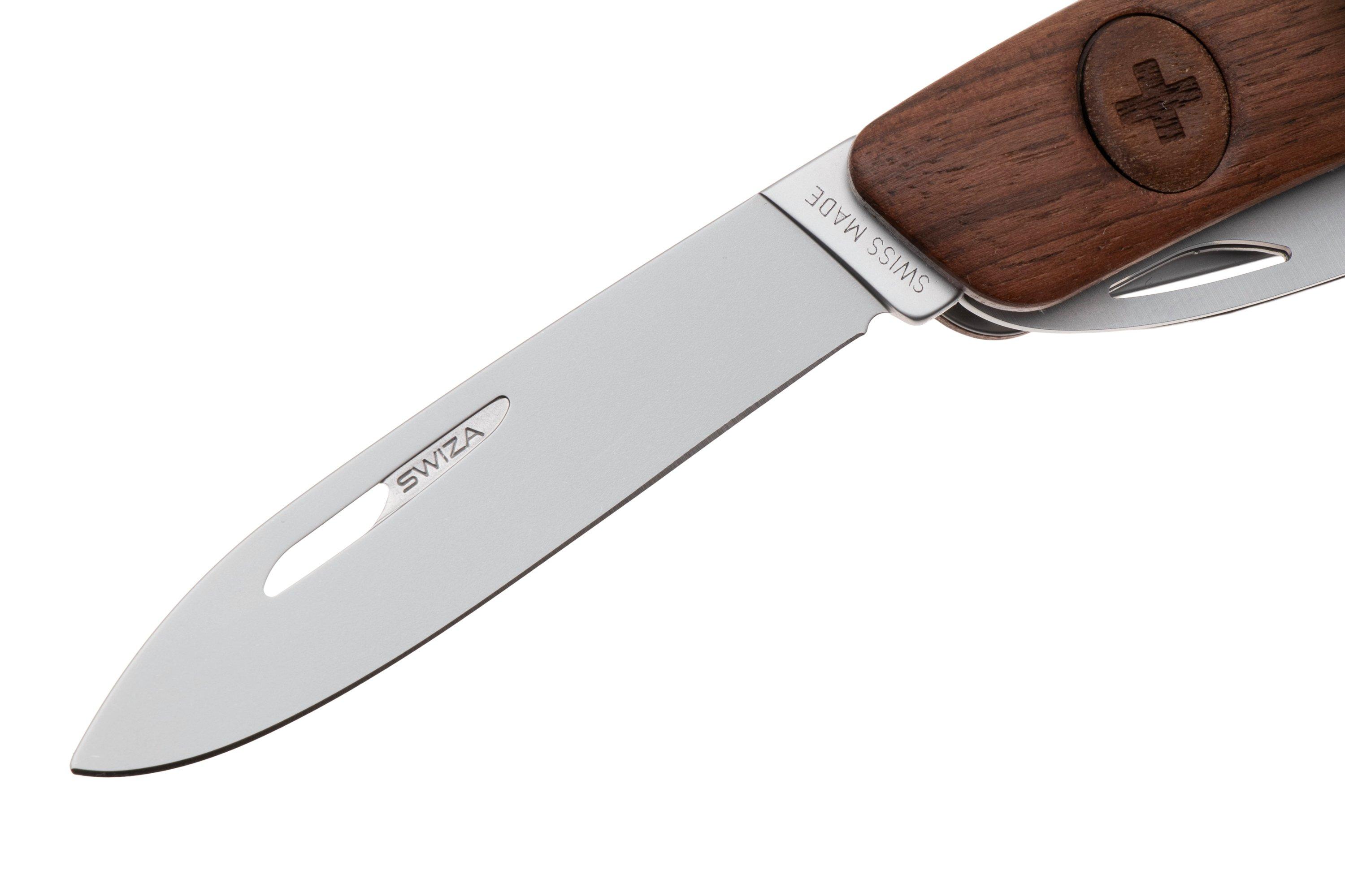 Swiza D09 R AM, KNR.0136.6300, Walnut, Swiss pocket knife, 9 tools | Advantageously shopping at ...