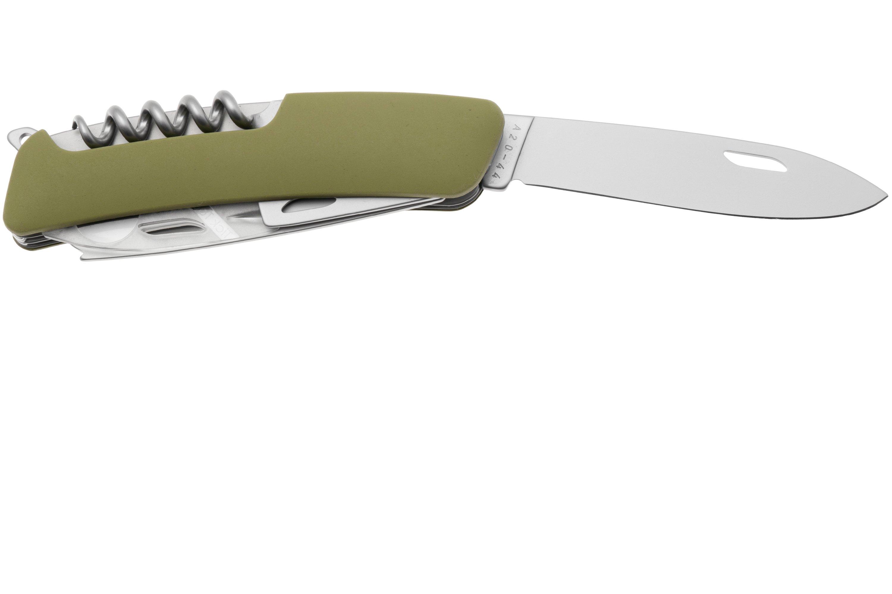 Swiza HO05R-TT AM, KHO.0096.1050, Olive, Swiss pocket knife, 7 tools ...