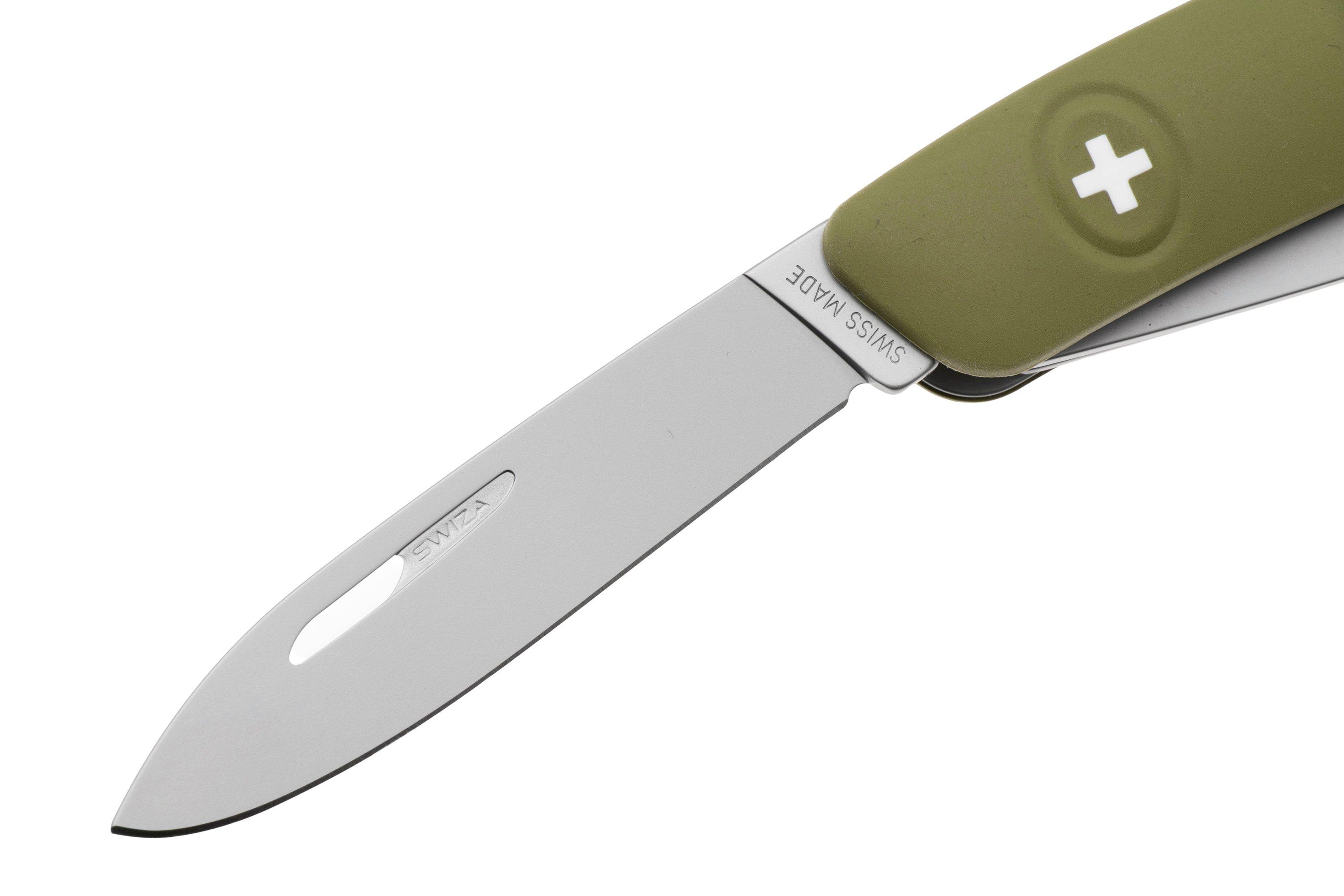 Swiza HO05R-TT AM, KHO.0096.1050, Olive, Swiss pocket knife, 7 tools ...