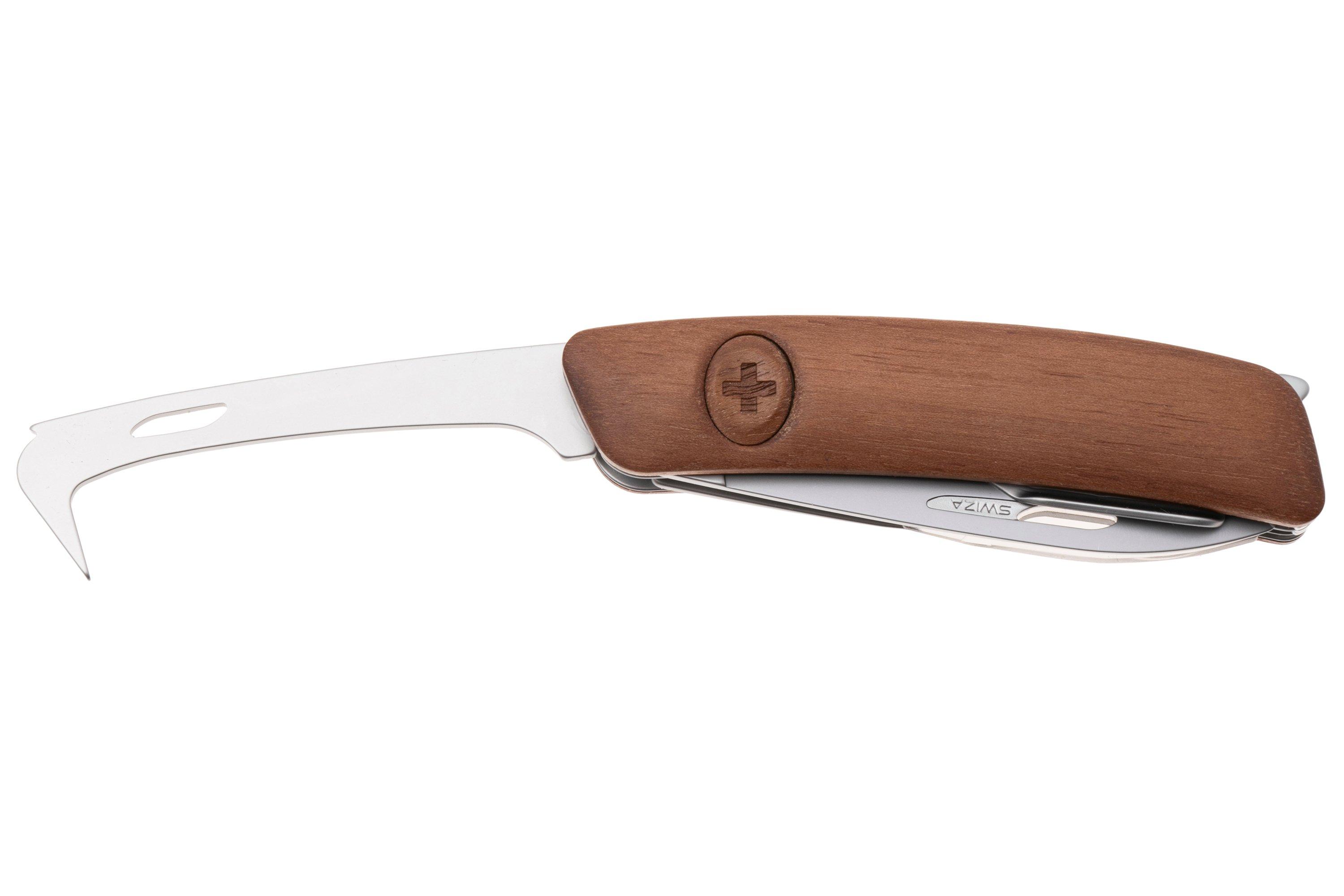 Swiza HO05R-TT AM, KHO.0096.6300, Walnut, Swiss pocket knife, 7 tools ...