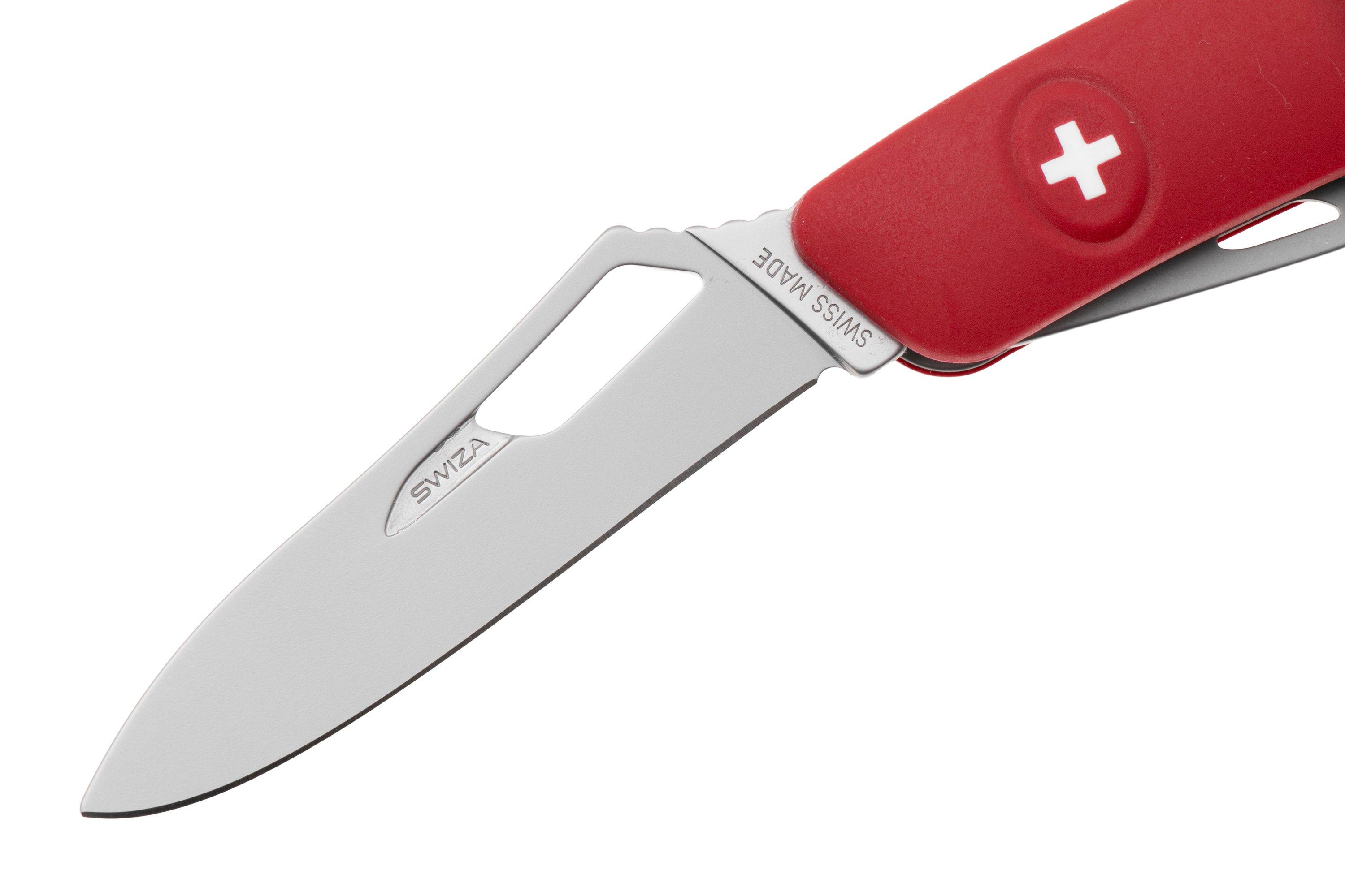 Swiza SH03 R AM, KSH.0036.1900, Red Helvetix, Zwitsers zakmes, 6 tools | Voordelig kopen bij ...