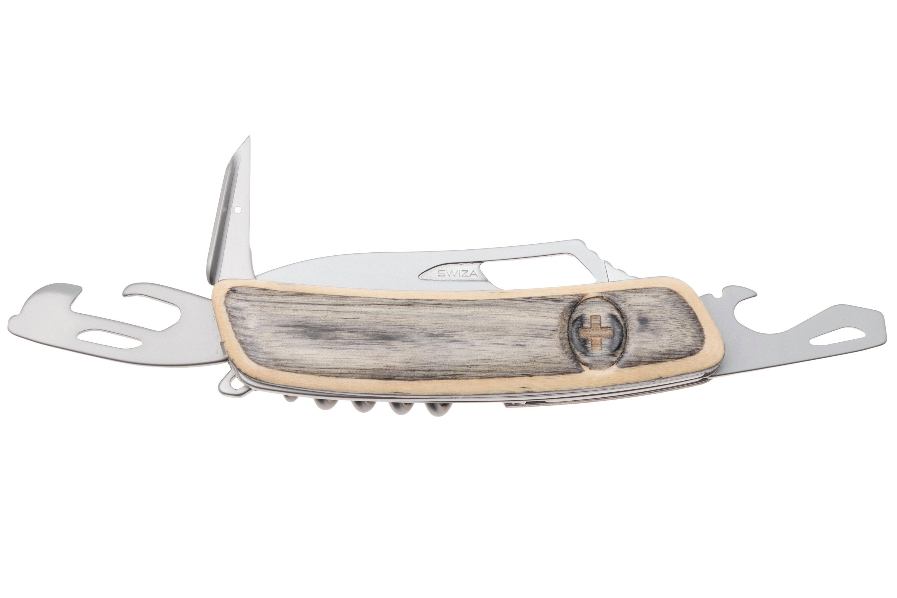 Swiza SH03 R AM, KSH.0036.6520, Laminate White, Swiss pocket knife, 6 ...