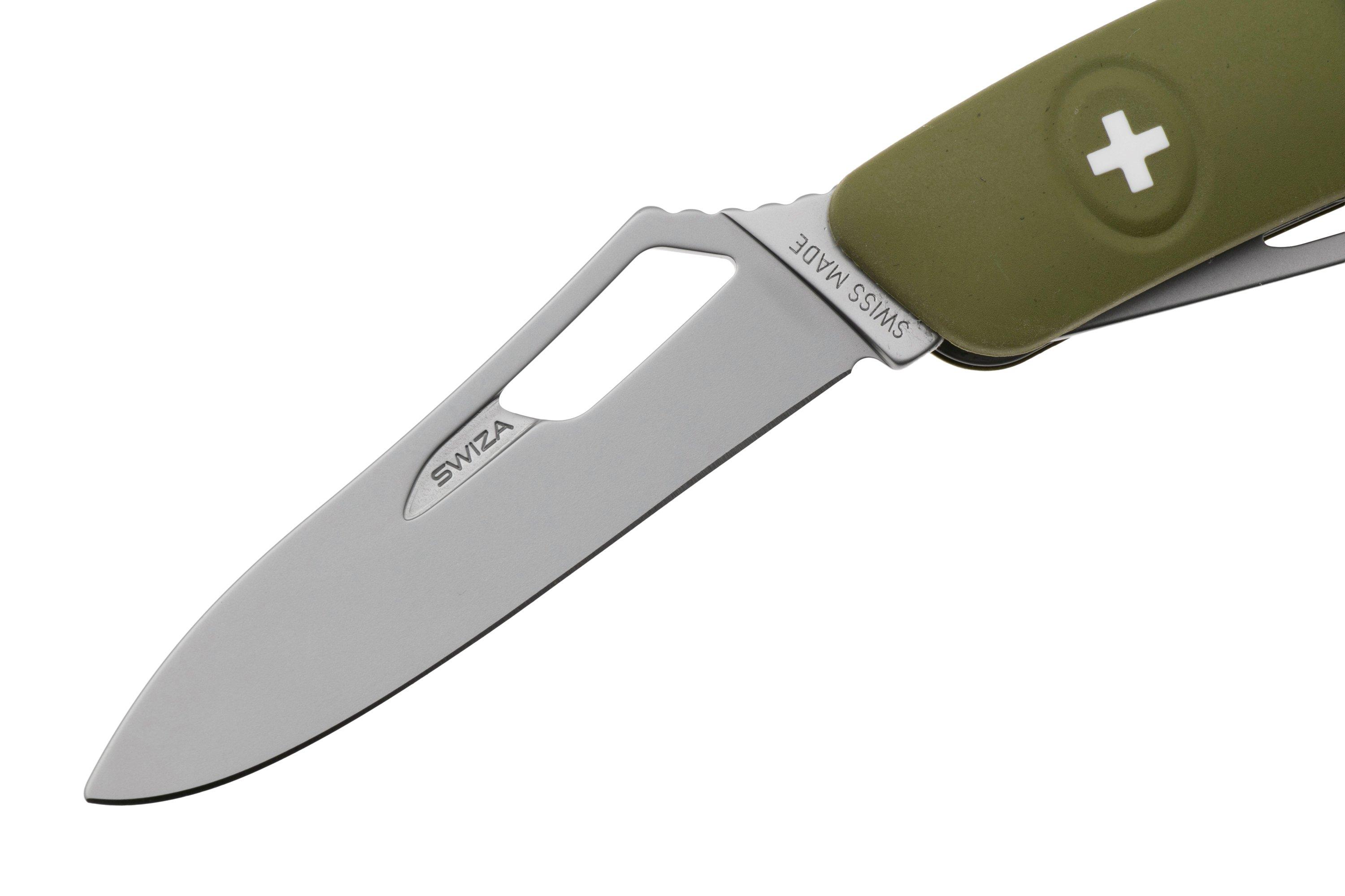 Swiza SH03 R AM, KSH.0036.1050, Olive, Swiss pocket knife, 6 tools | Advantageously shopping at ...