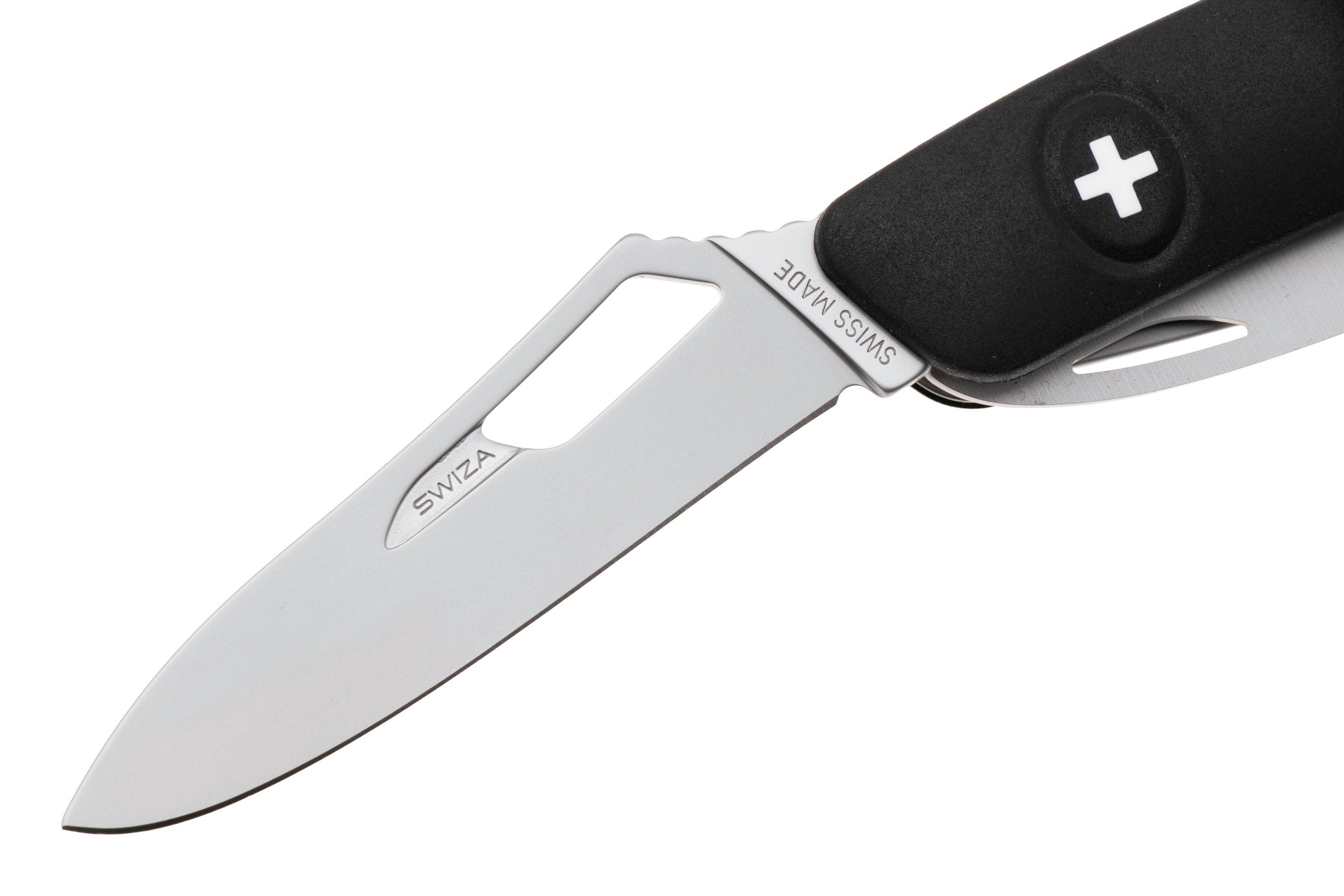 Swiza SH05 R AM, KSH.0056.1010, Black, Swiss pocket knife, 7 tools ...