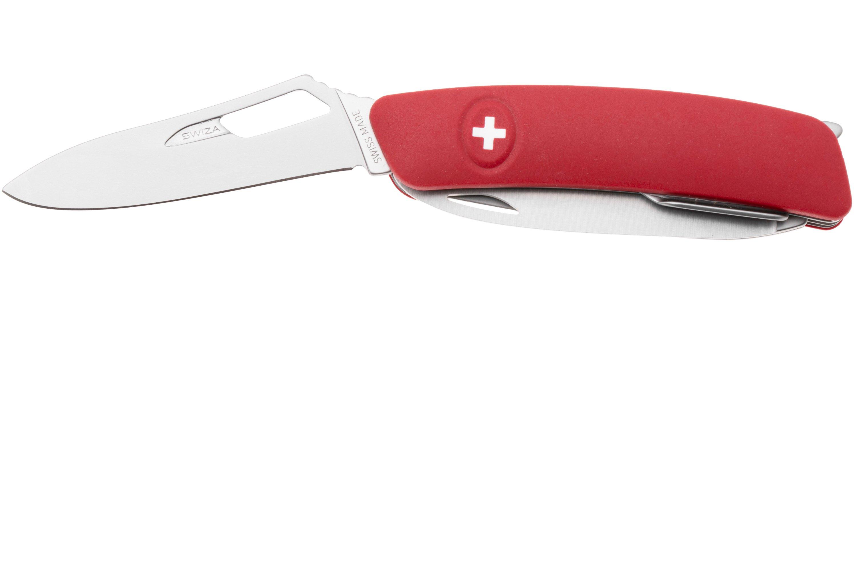 Swiza SH05 R AM, KSH.0056.1900, Red Helvetix, Zwitsers zakmes, 7 tools | Voordelig kopen bij ...