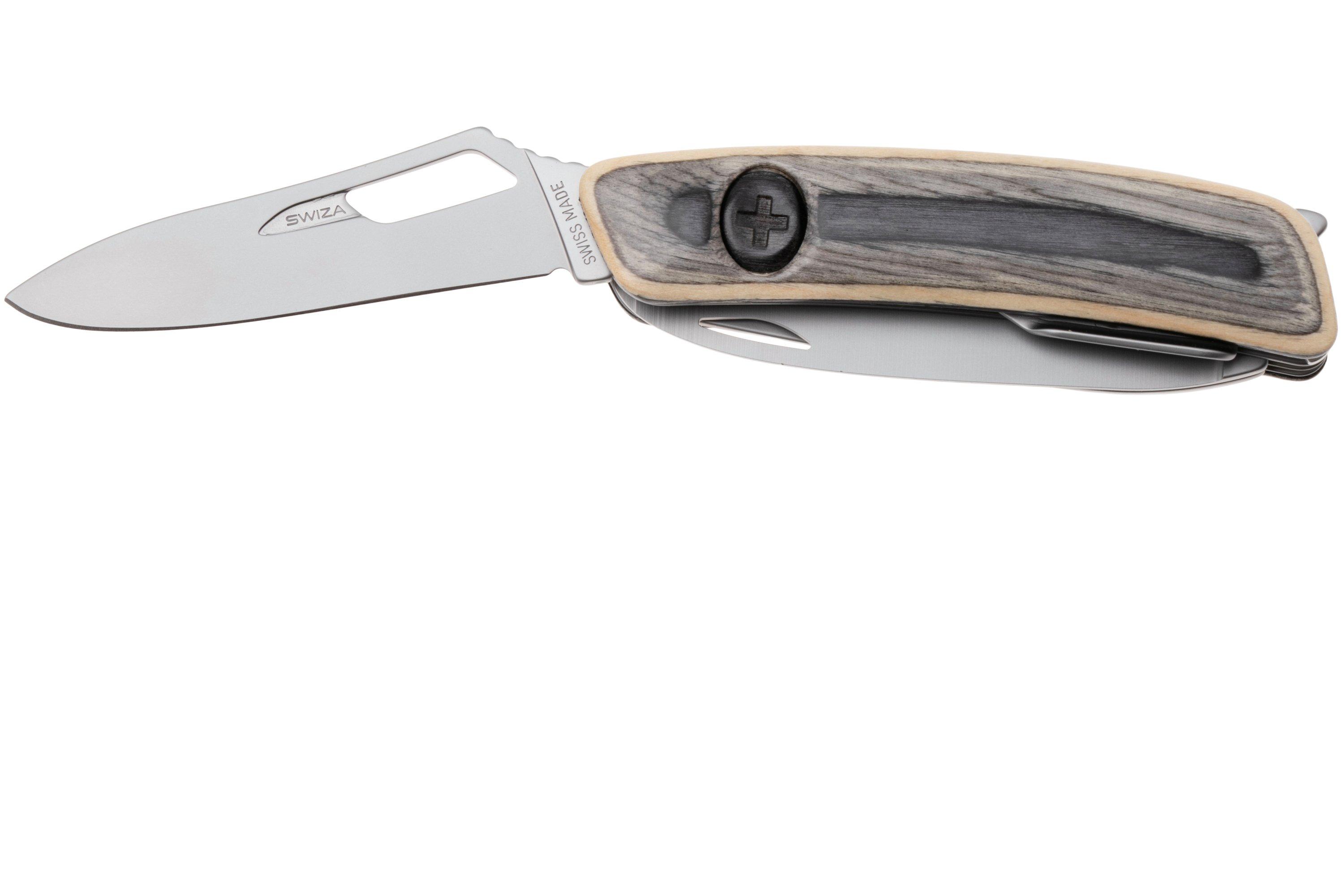 Swiza SH05 R AM, KSH.0056.6520, Laminate White, Zwitsers zakmes, 7 tools | Voordelig kopen bij ...