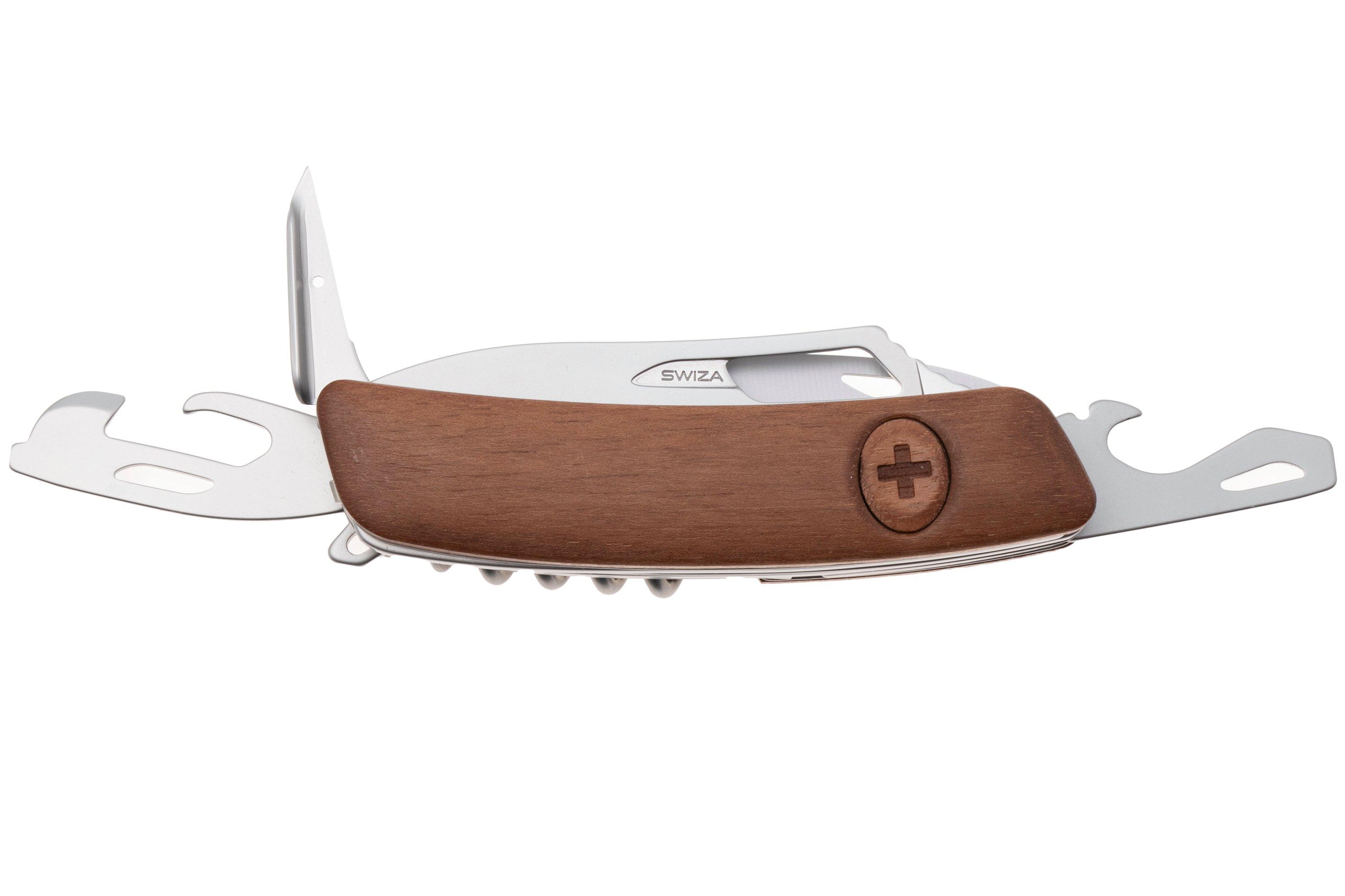 Swiza SH05 R AM, KSH.0056.6300, Walnut, Swiss pocket knife, 7 tools ...