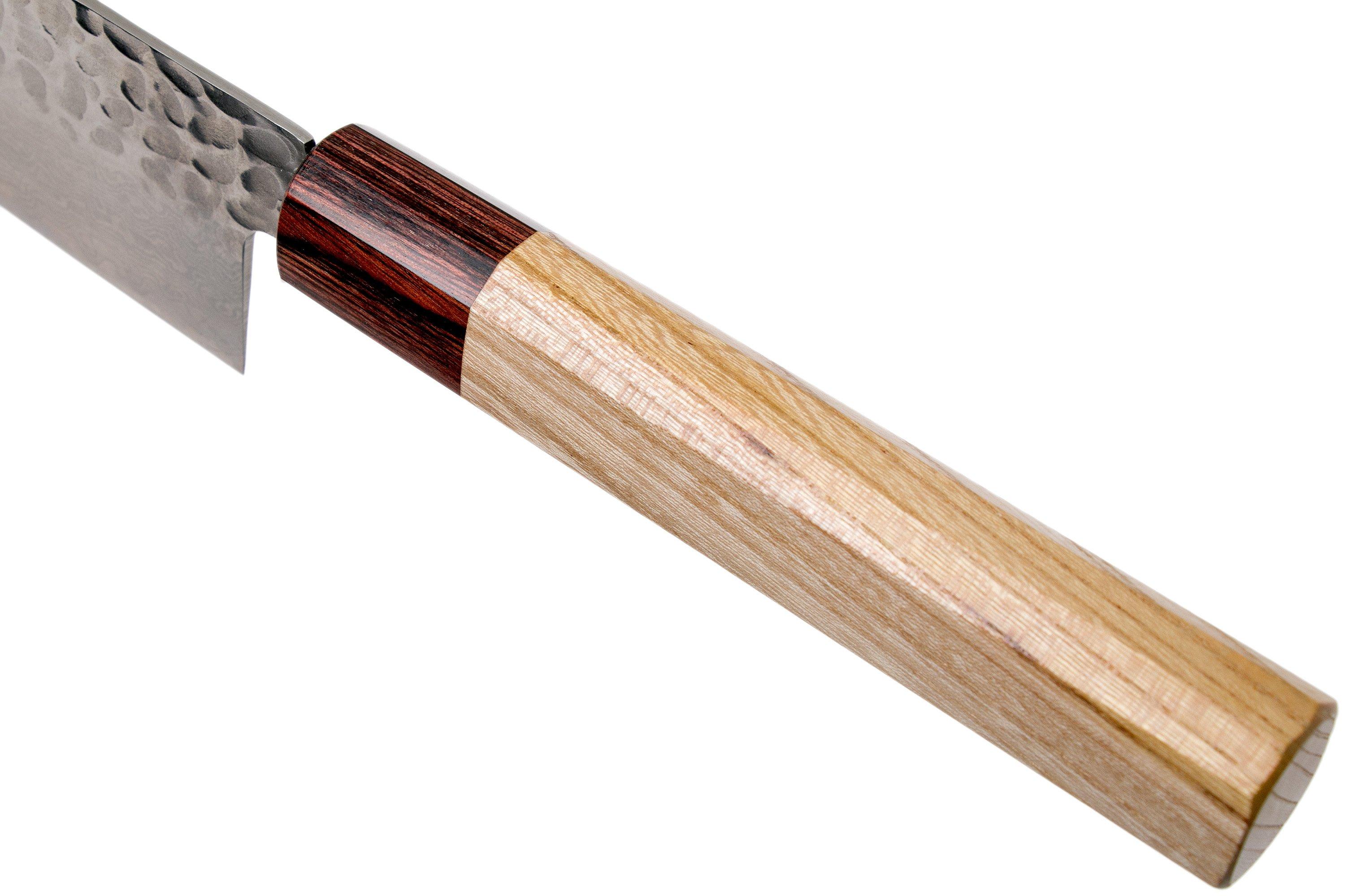 Sakai Takayuki chef's knife 33-Layer Damascus Hammered WA 24 cm ...