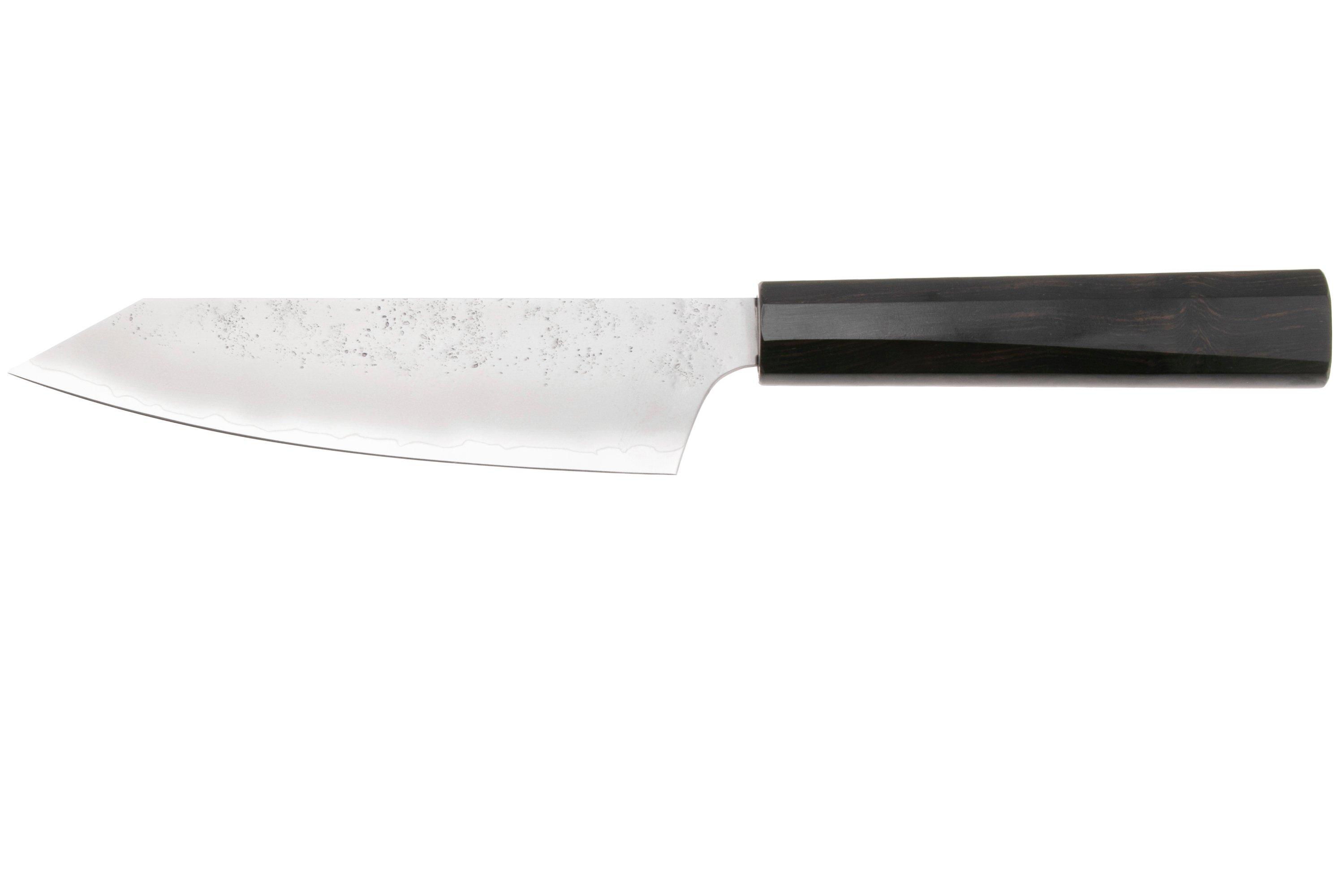 Sakai Takayuki Nashiji VG10 Ebony 14098 Wa-Kengata Santoku, 16 cm ...