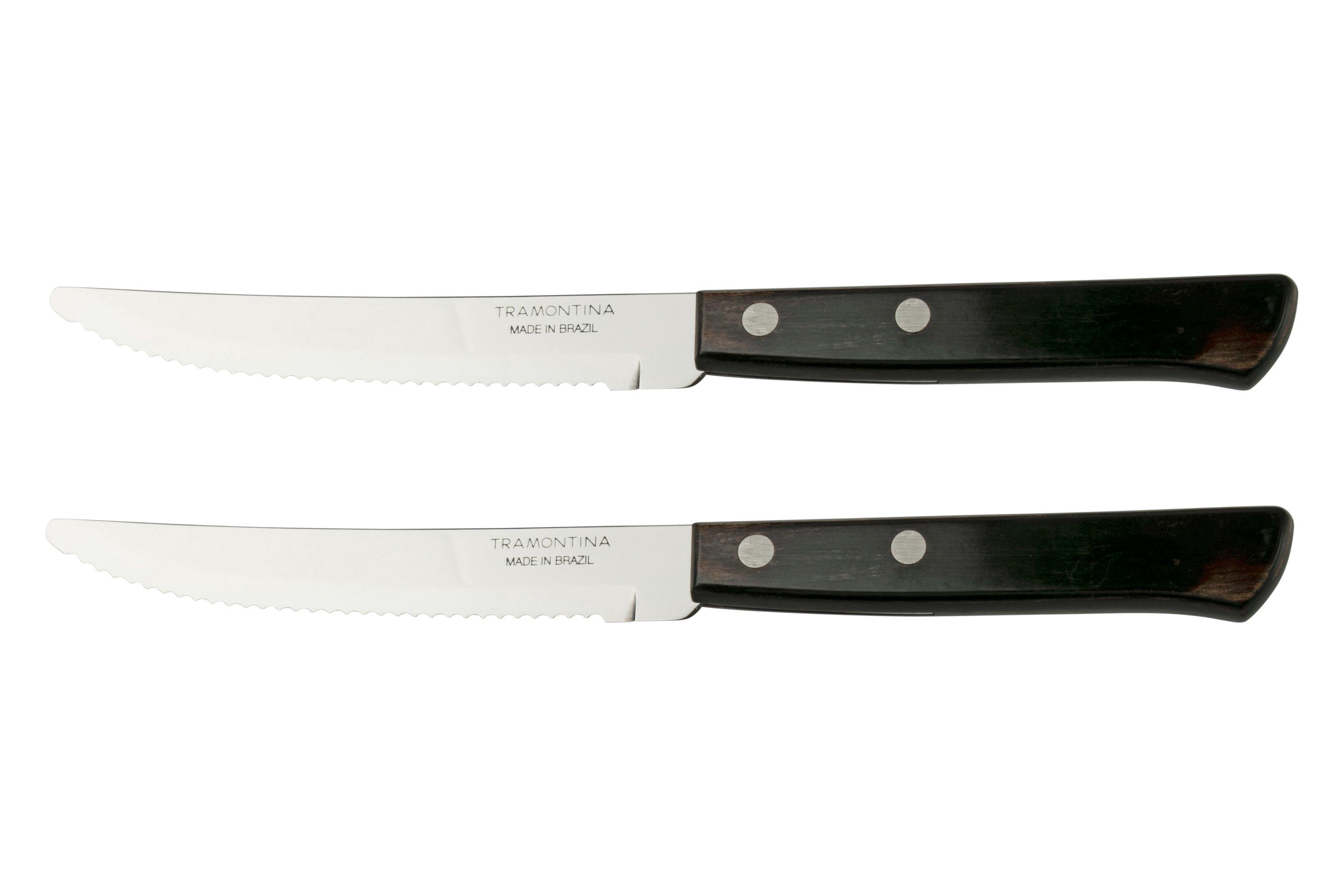 Tramontina Churrasco 29899-351, 2-teiliges Tafelmesser-Set | Günstiger ...