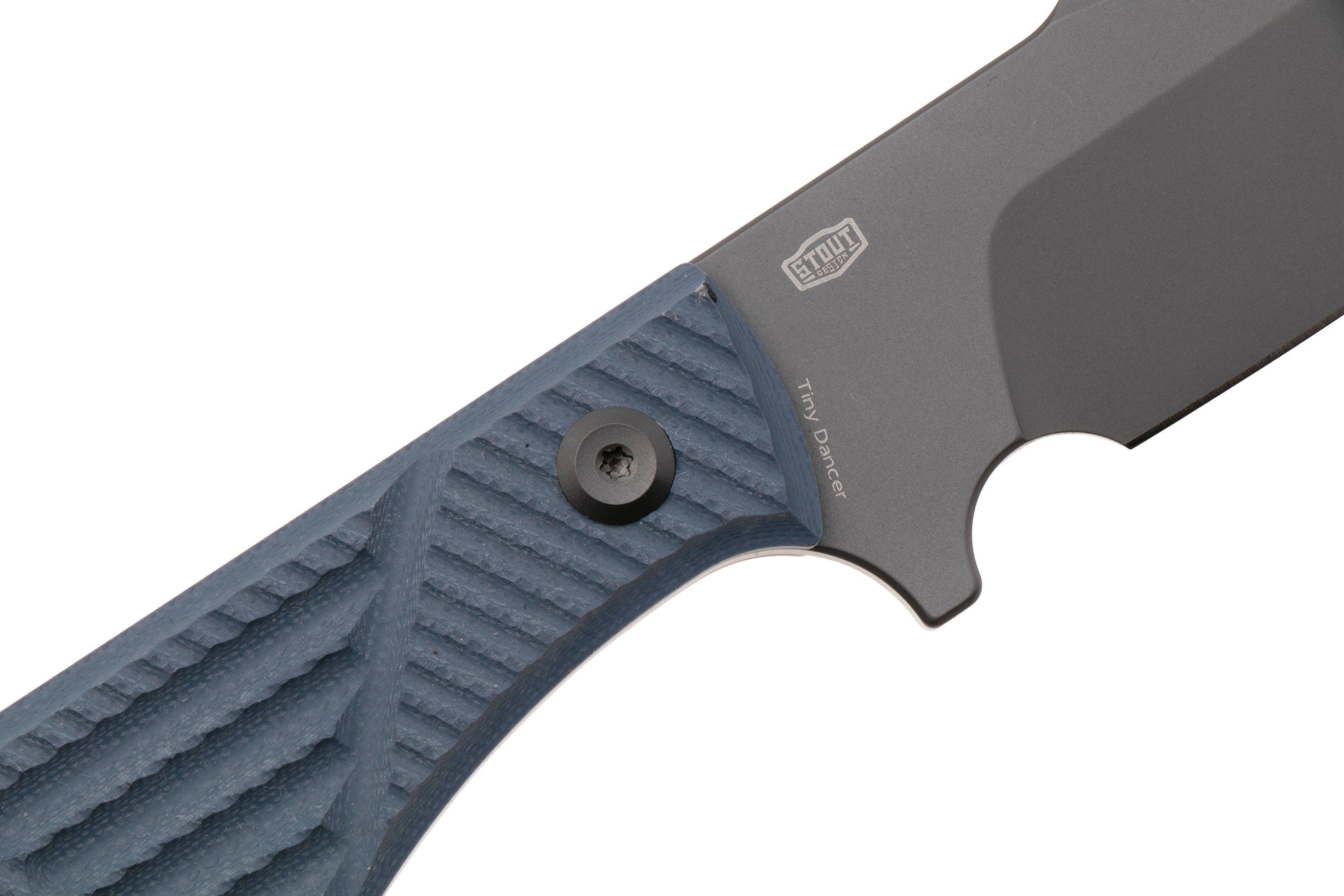 Tenable Knives Tiny Dancer G014A3 Gray Coated D2, Light Gray G10 ...