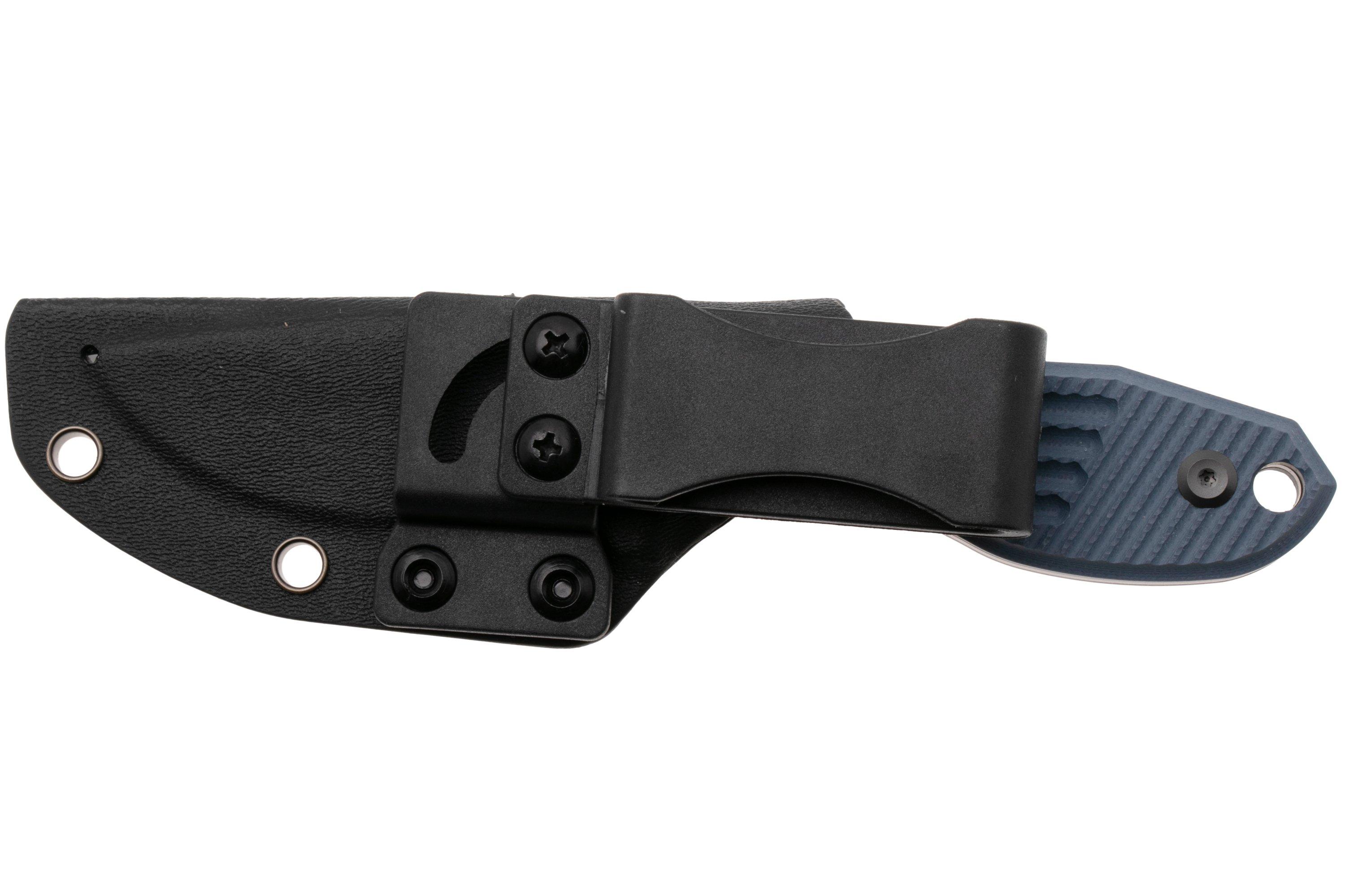 Tenable Knives Tiny Dancer G014A3 Gray Coated D2, Light Gray G10, fixed ...
