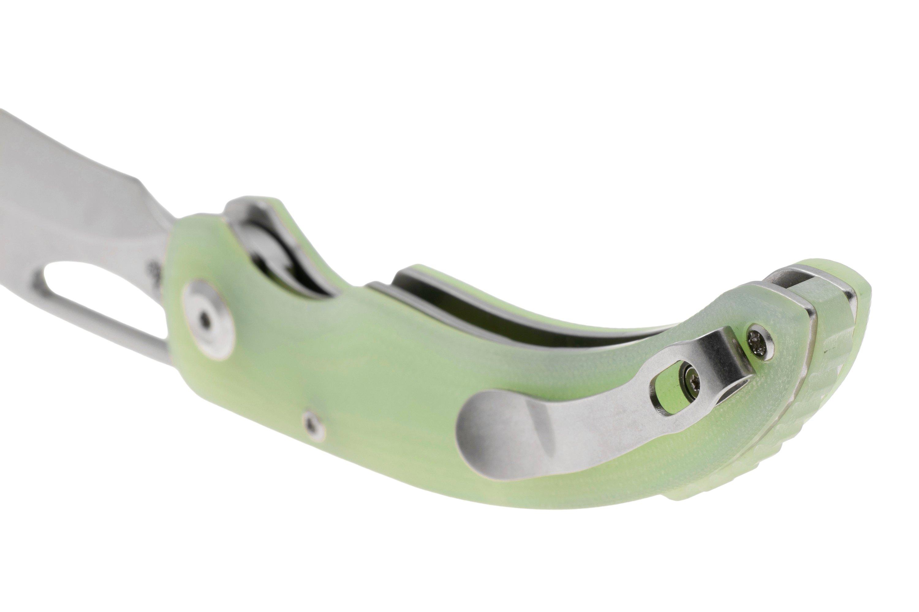 Tenable Knives Gideon T1119A3 Stonewashed Nitro-V, Jade G10, pocket ...