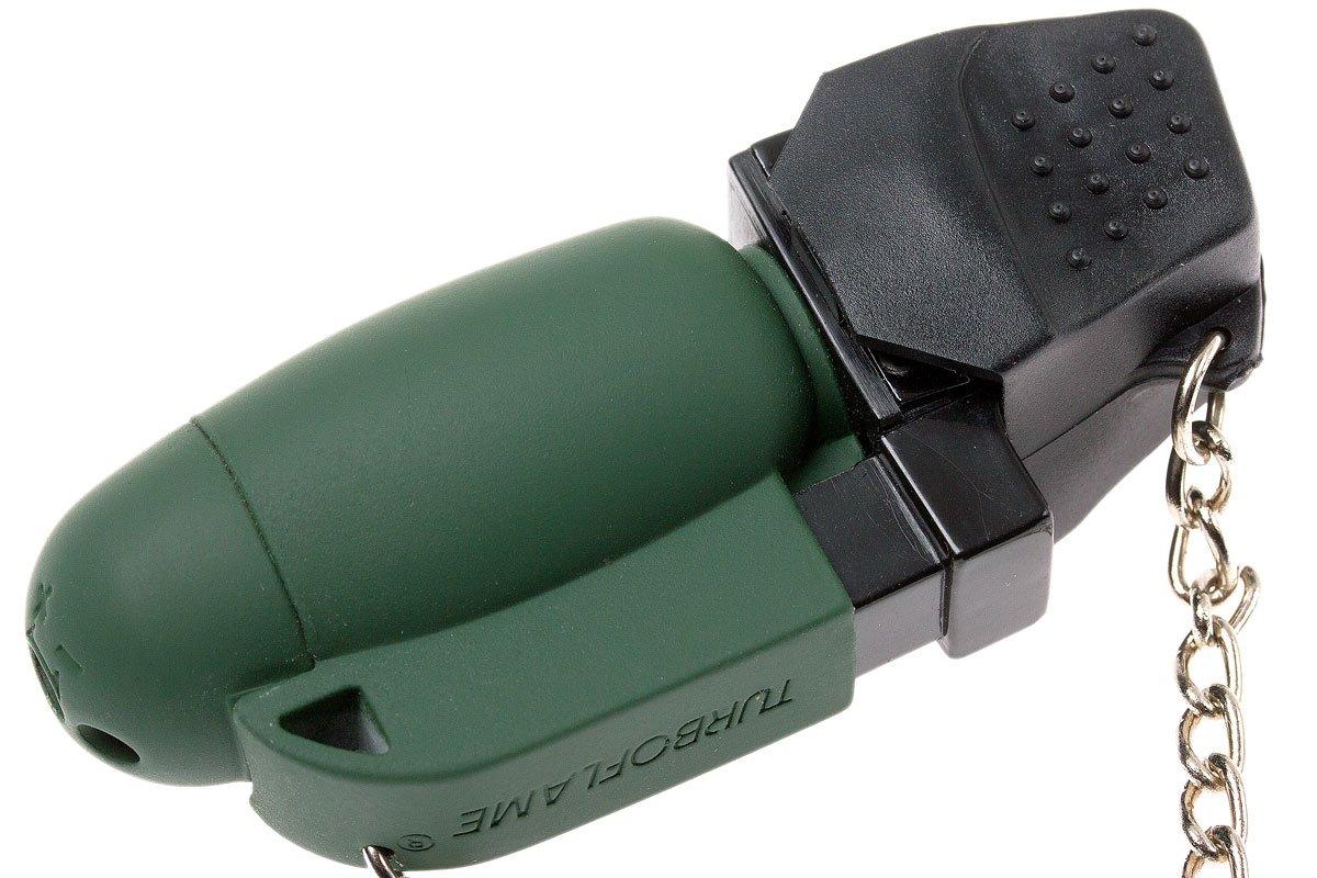 Turboflame Military lighter, olive green | Advantageously shopping at ...