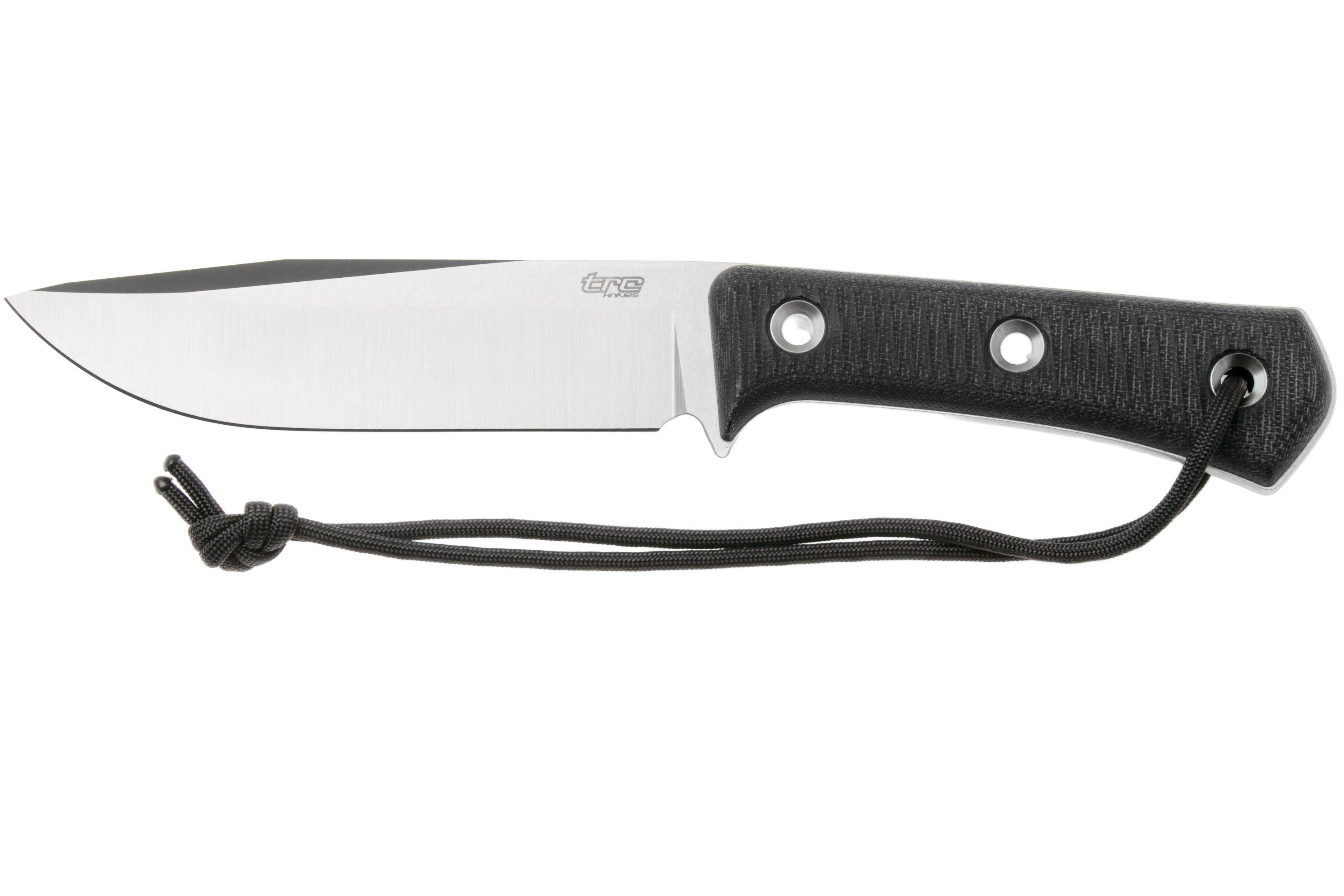 TRC Knives Apocalypse Prime, AP-PRIME-BCM, Satin Elmax, Black Canvas ...