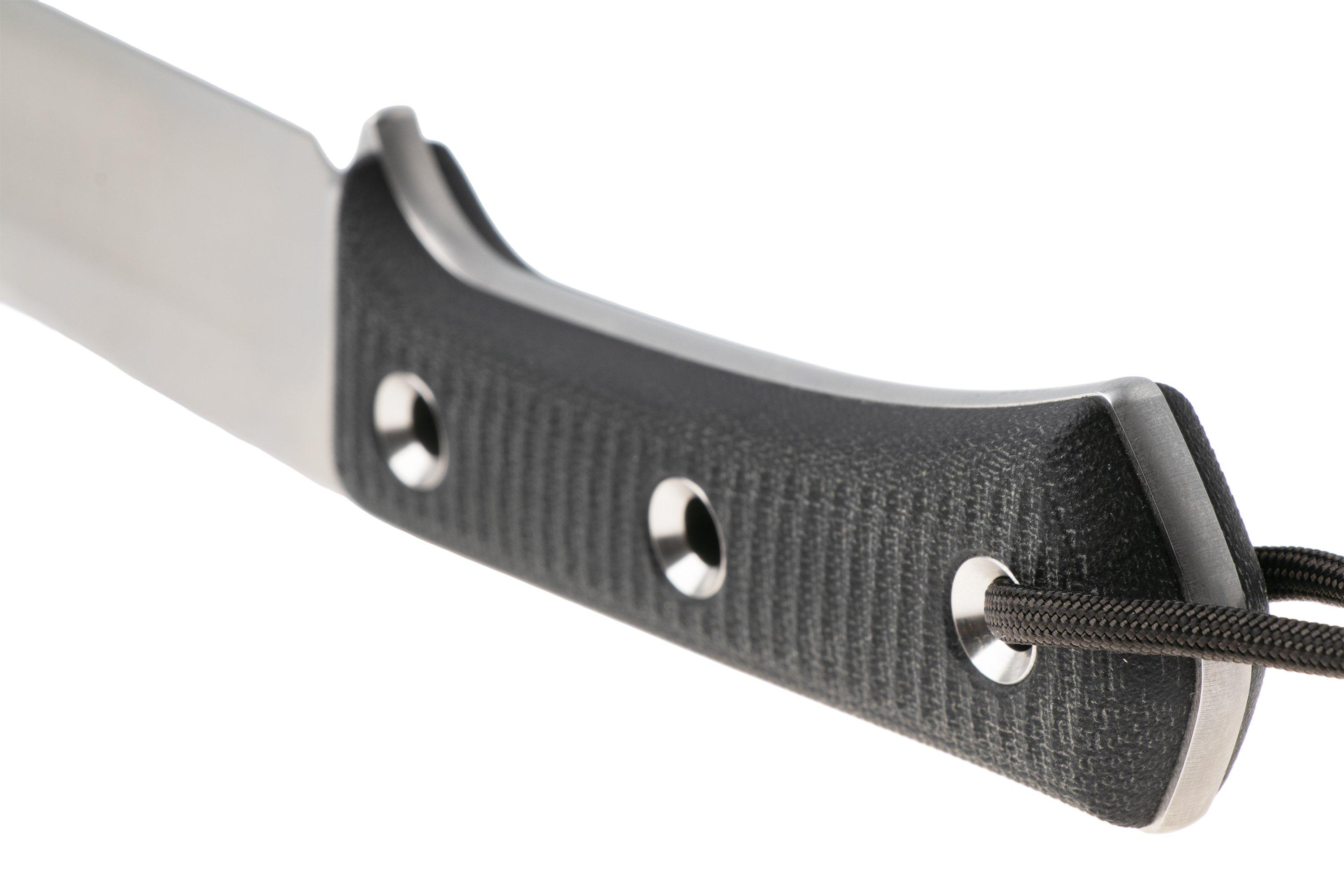 TRC Knives Apocalypse Prime, AP-PRIME-BCM, Satin Elmax, Black Canvas ...