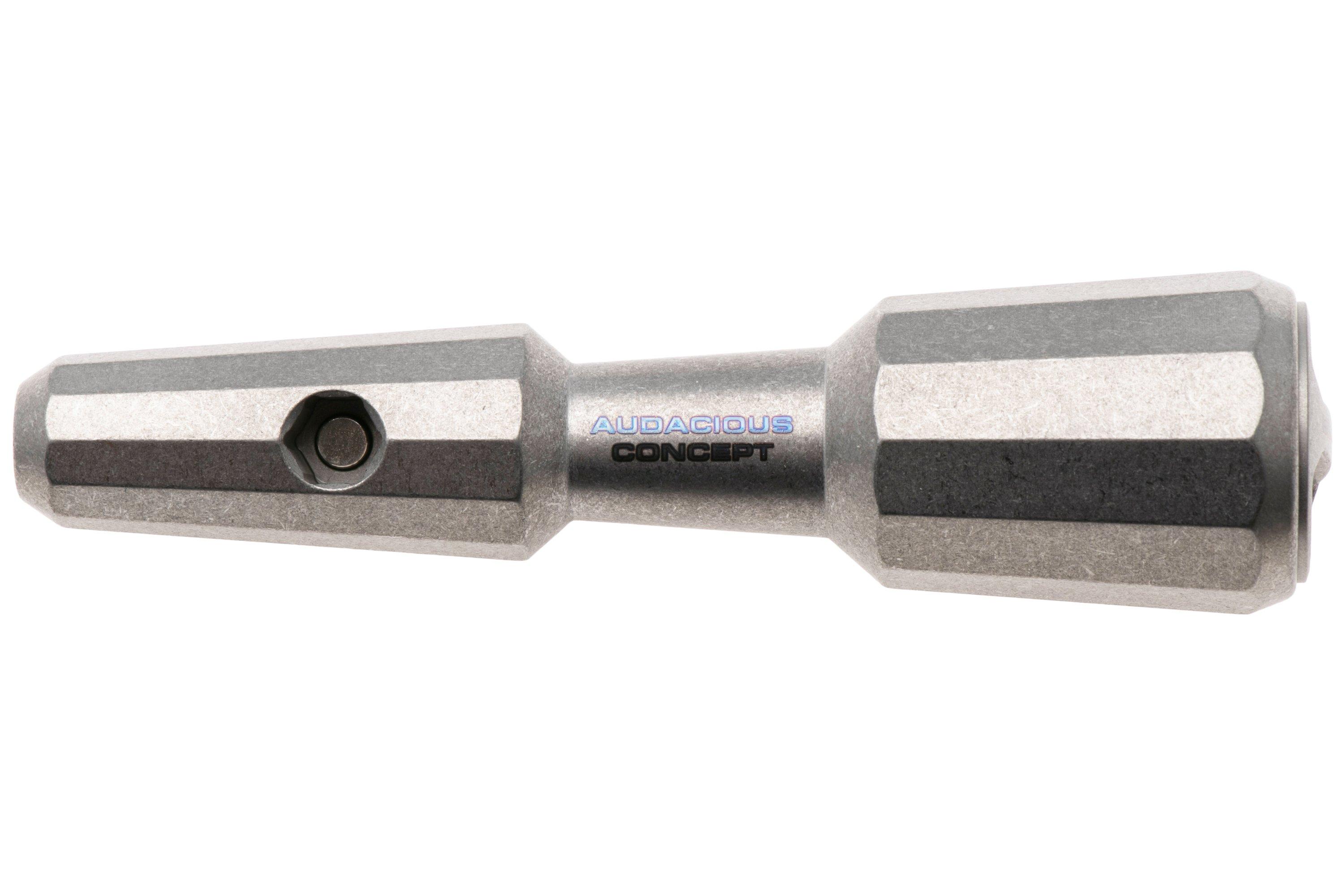 TRC Knives Bit Master Tool TI-BIT-MR-TL-SW Stonewashed Titanium ...