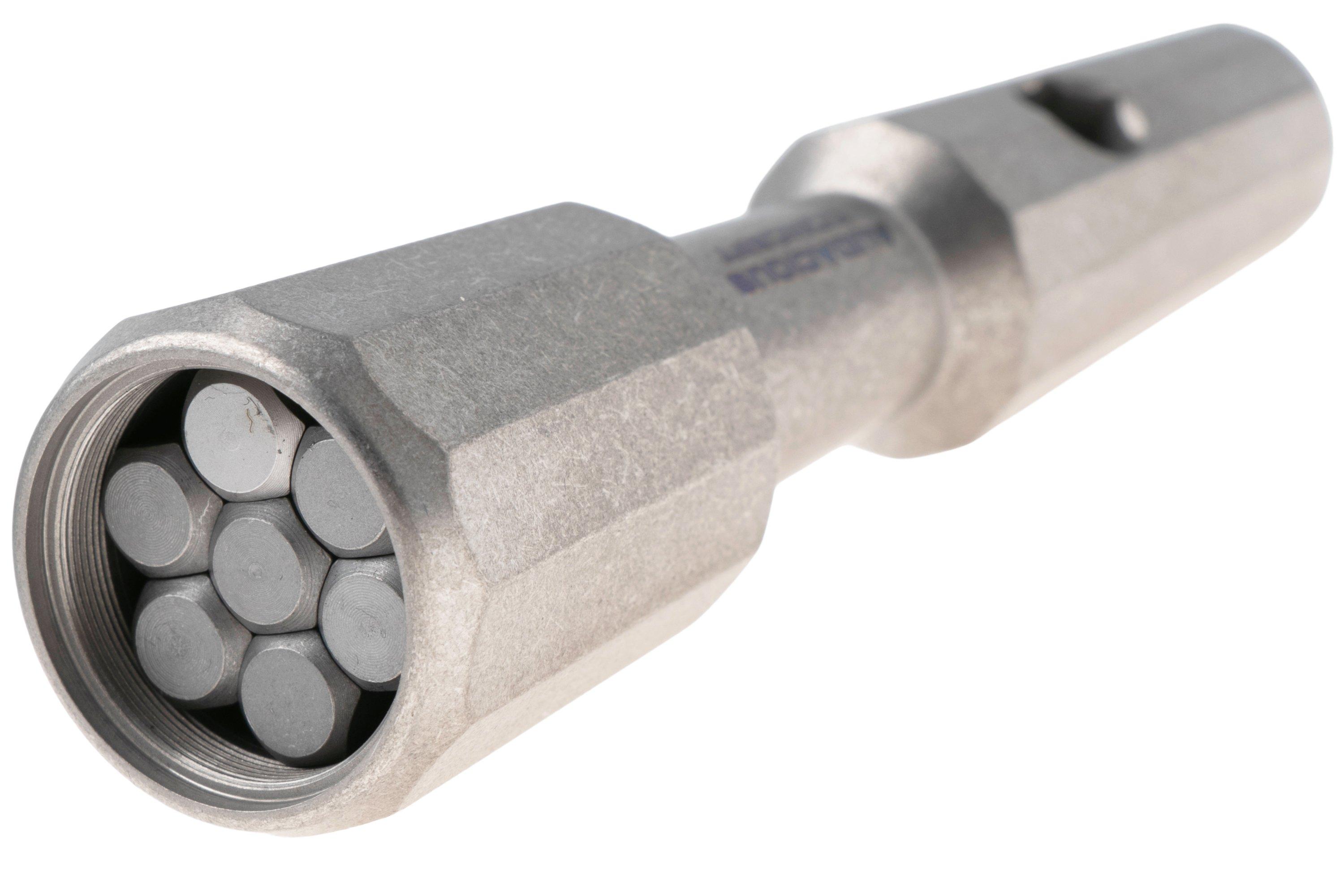 TRC Knives Bit Master Tool TI-BIT-MR-TL-SW Stonewashed Titanium ...