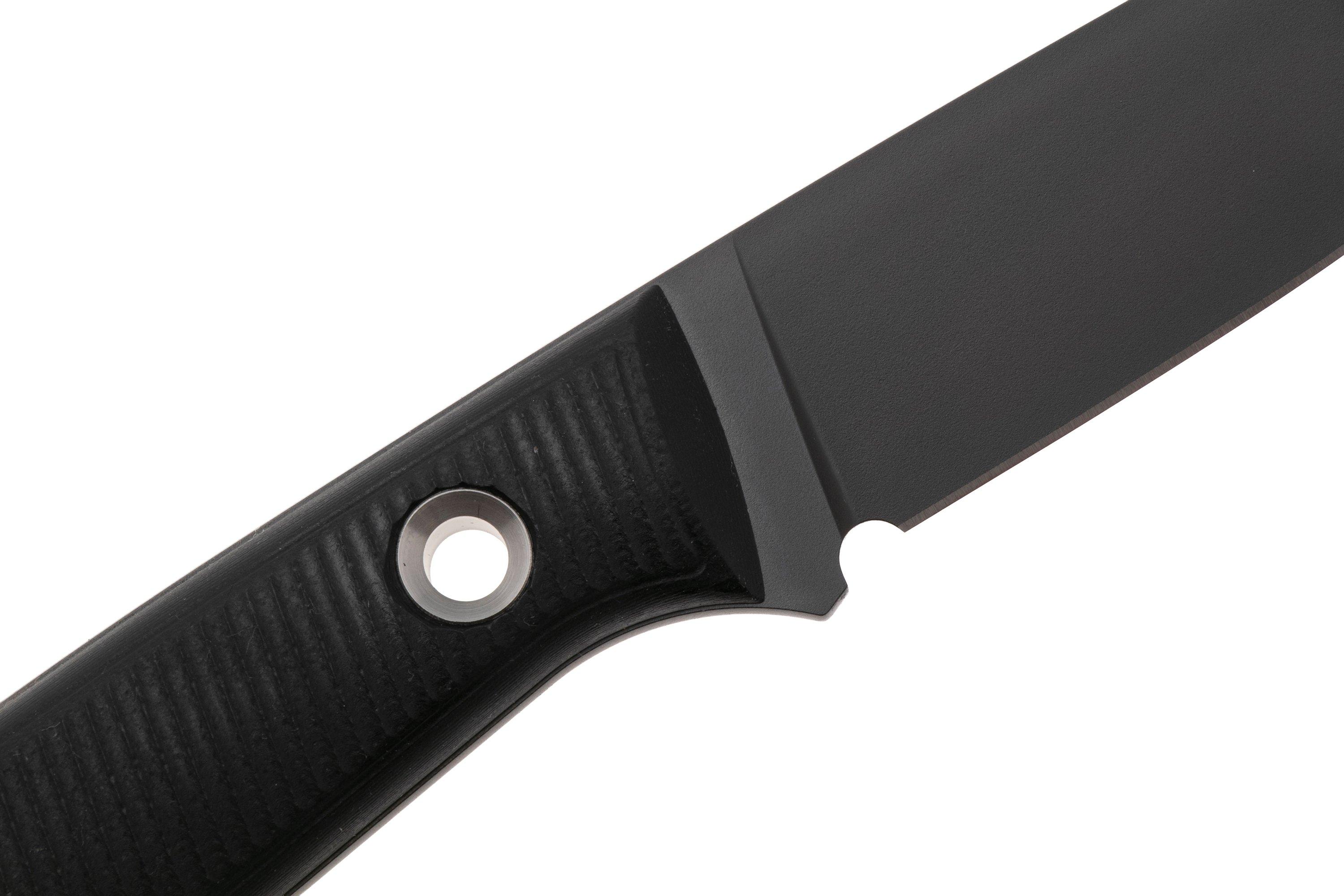 TRC Knives Classic Freedom FFG, DLC M390, Black G10, outdoor knife ...