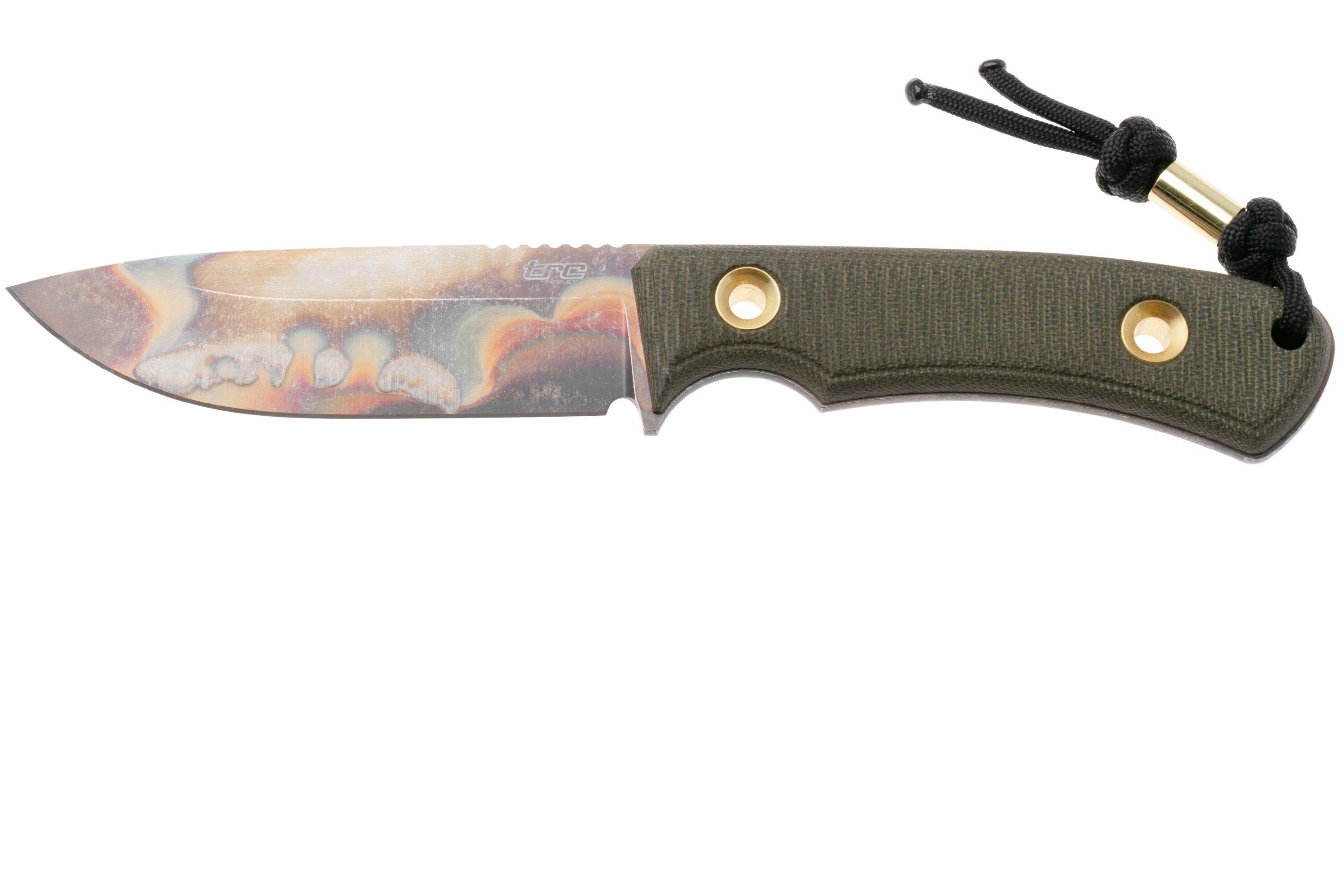 TRC Knives Polheim PLH-APO-GCM, Apocalyptic CPM MagnaCut, Green Canvas ...