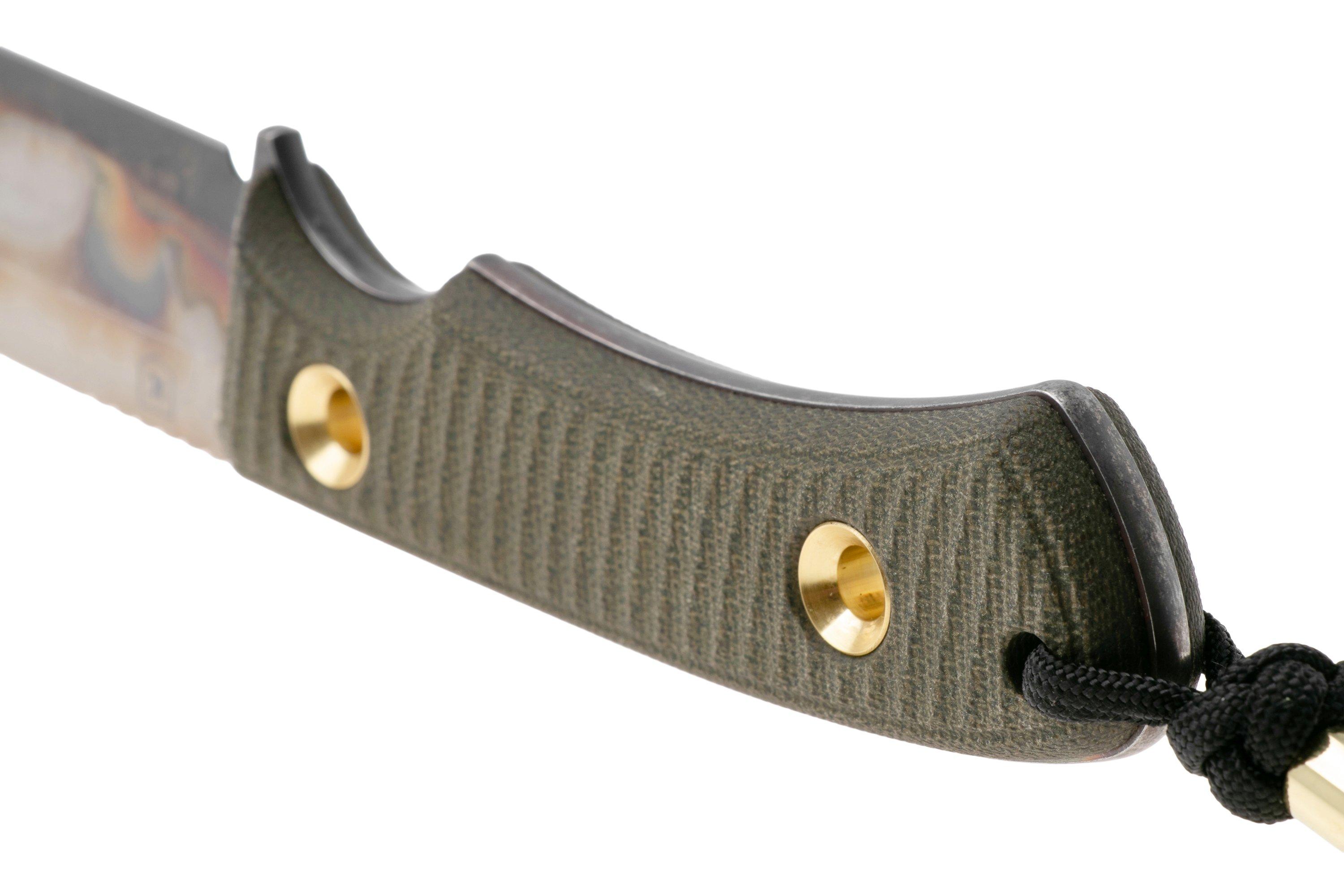 TRC Knives Polheim PLH-APO-GCM, Apocalyptic CPM MagnaCut, Green Canvas ...