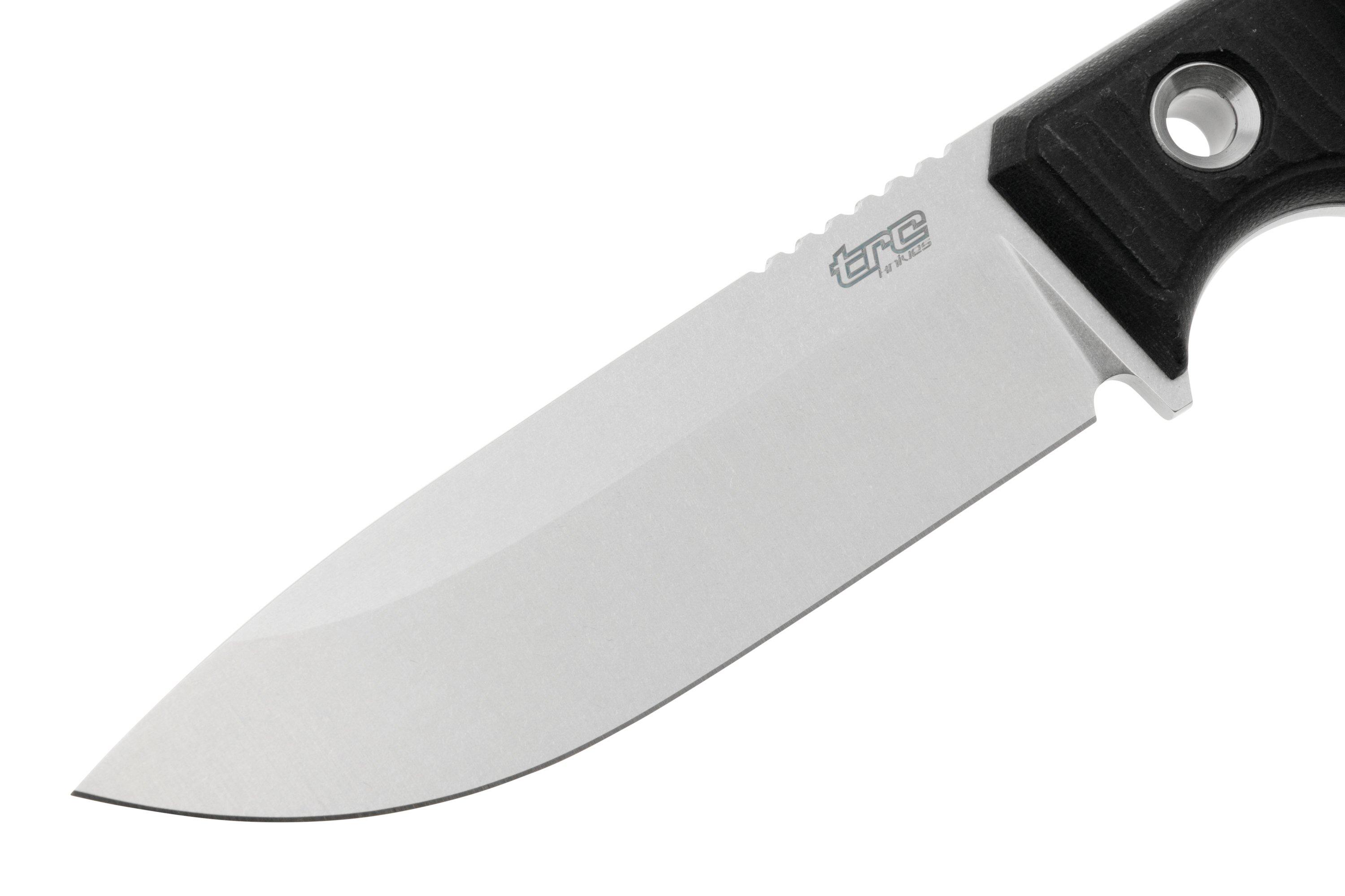 TRC Knives Polheim Magnacut Black Canvas Micarta, survival knife ...