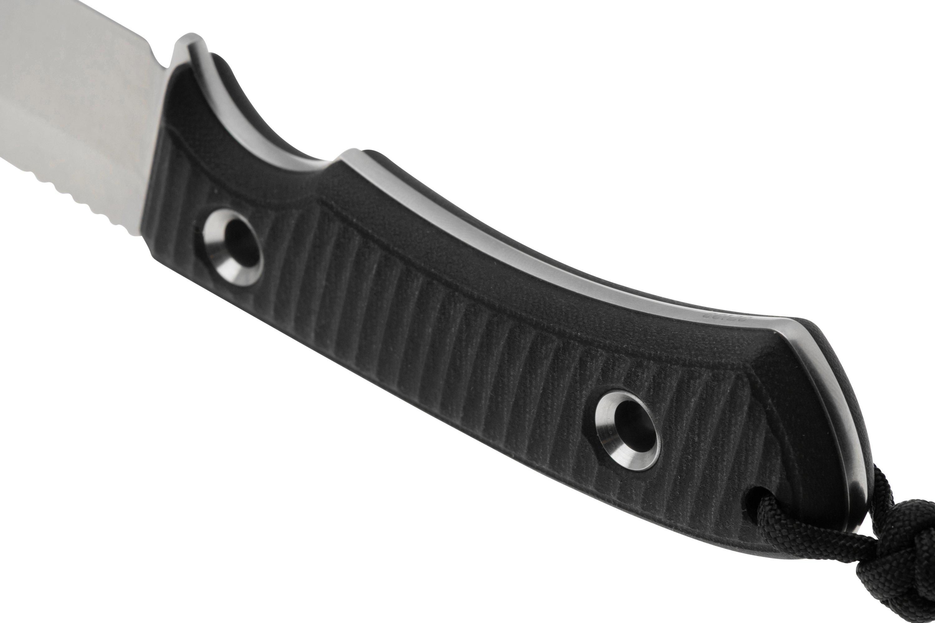 TRC Knives Polheim Magnacut Black Canvas Micarta, survival knife ...