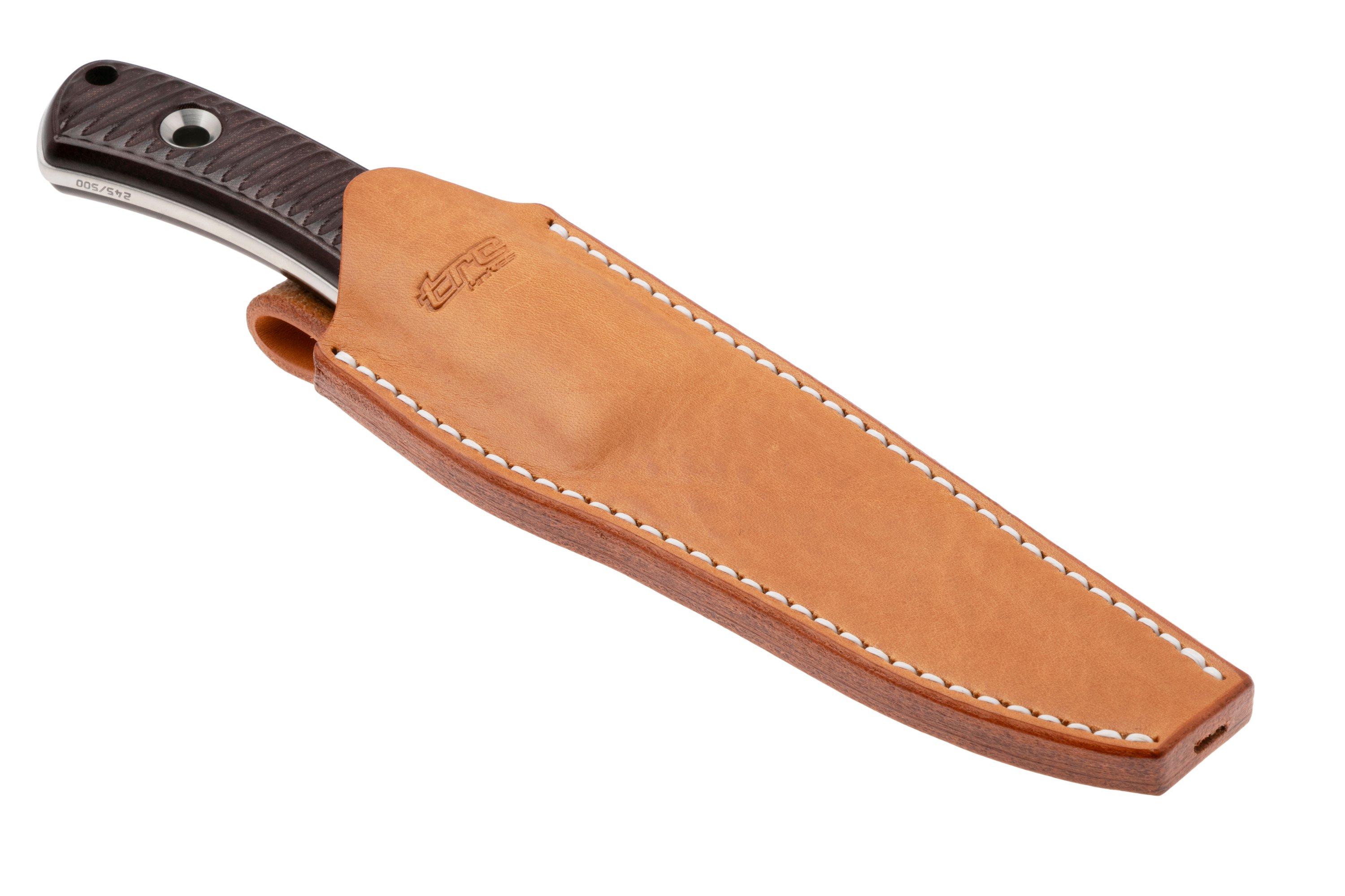 TRC Knives Polheim 15th Anniversary Edition, Satin RWL-34, Maroon ...
