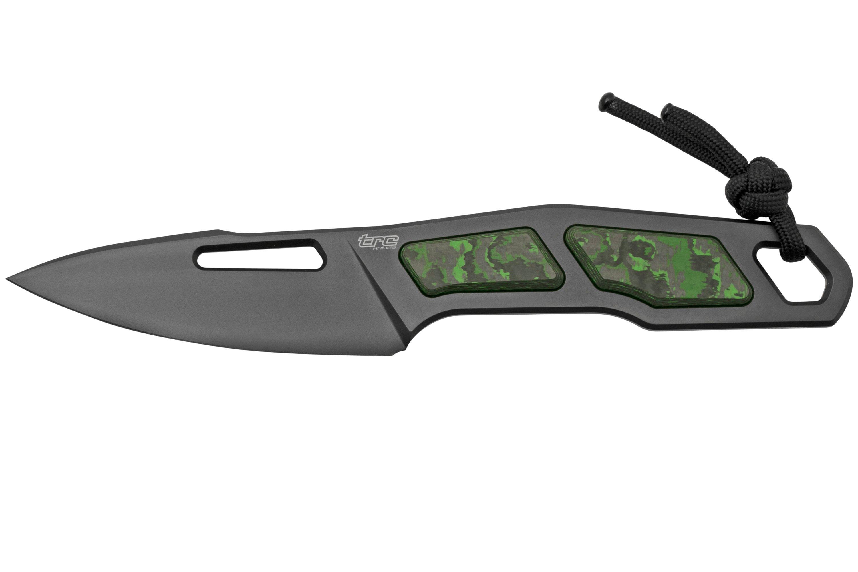 TRC Knives Speed Demon M390 DLC Jungle Wear Carbon, neck knife ...
