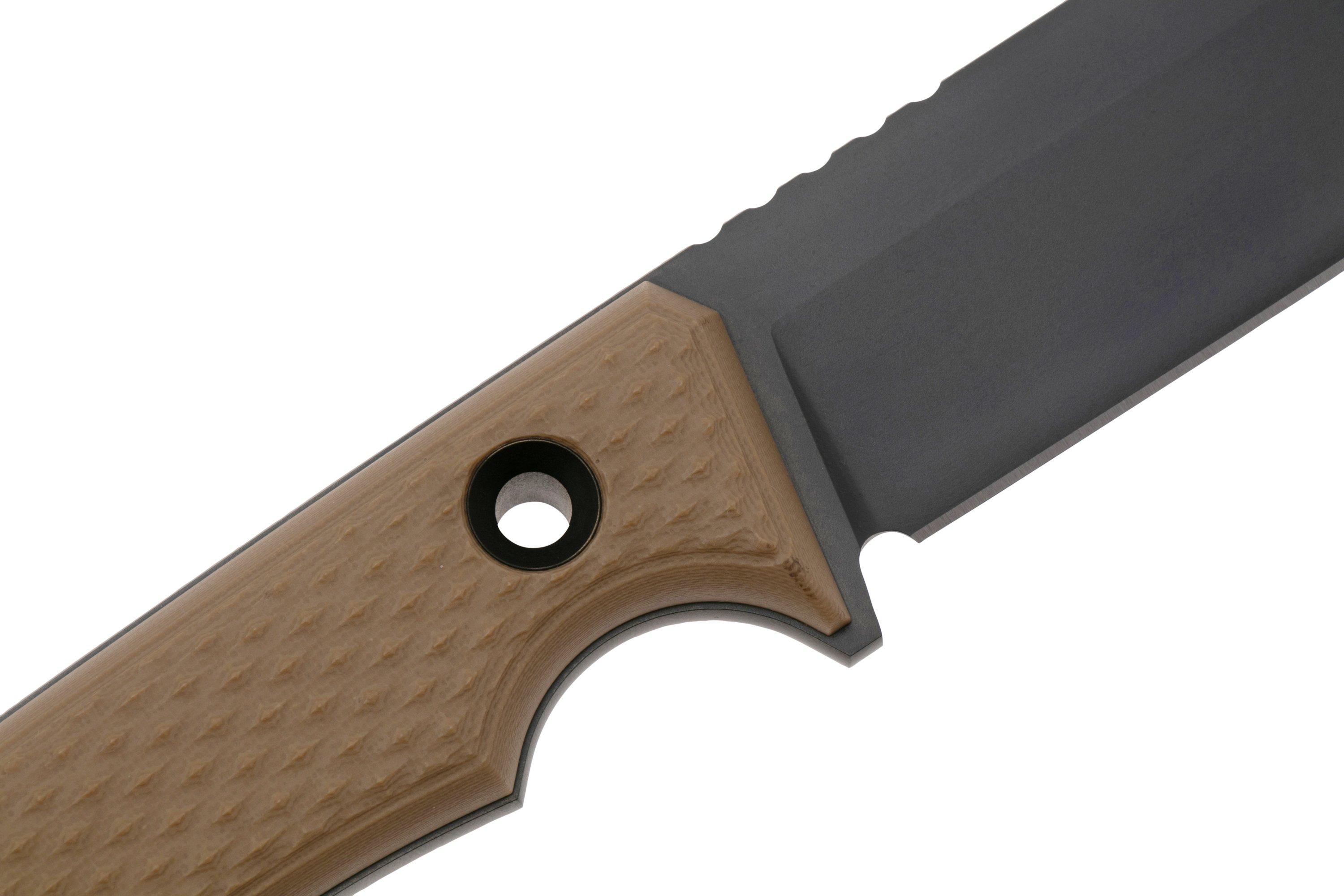 TRC Knives South Pole Limited Run DLC Elmax, Coyote Brown G10 ...