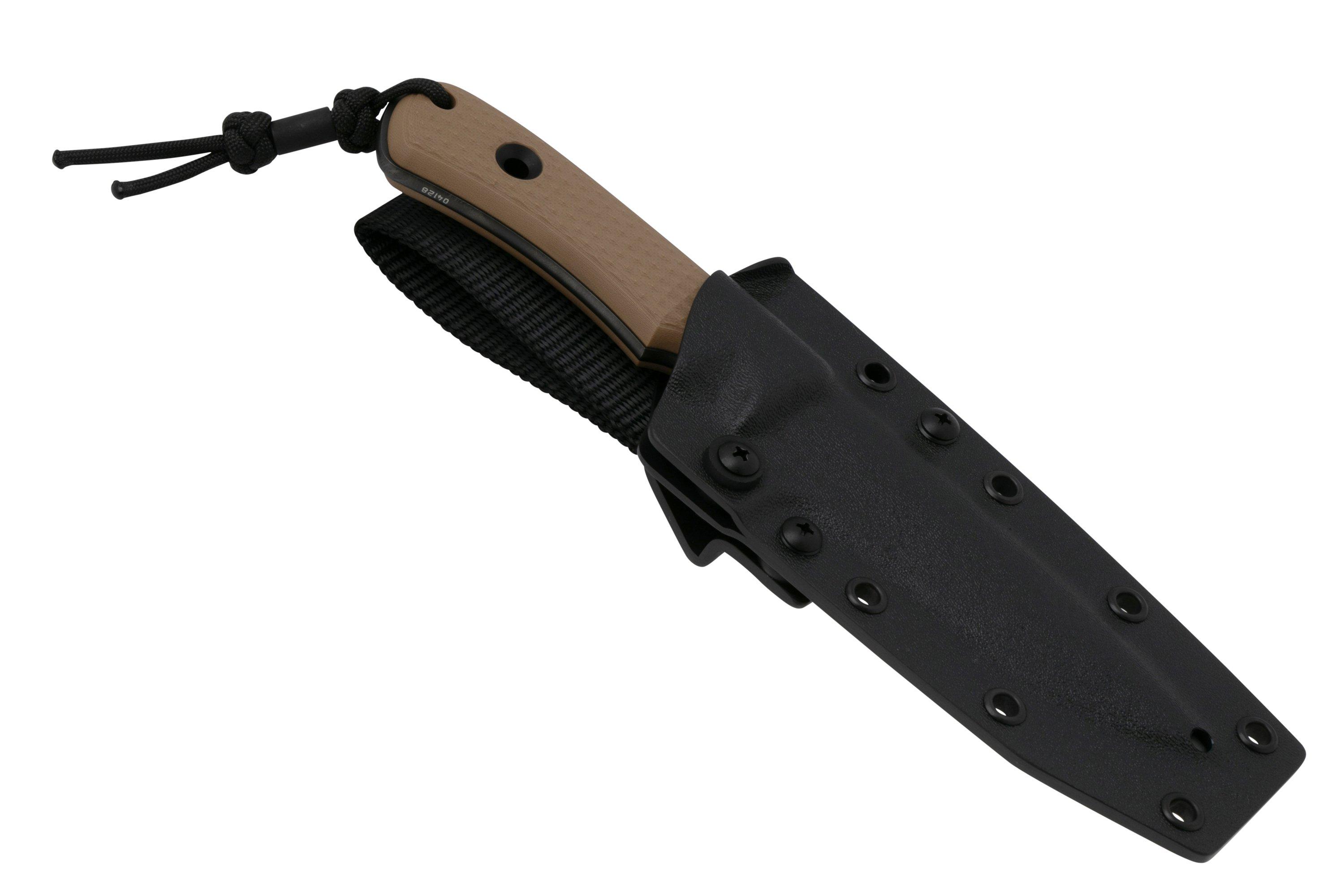 TRC Knives South Pole Limited Run DLC Elmax, Coyote Brown G10 ...
