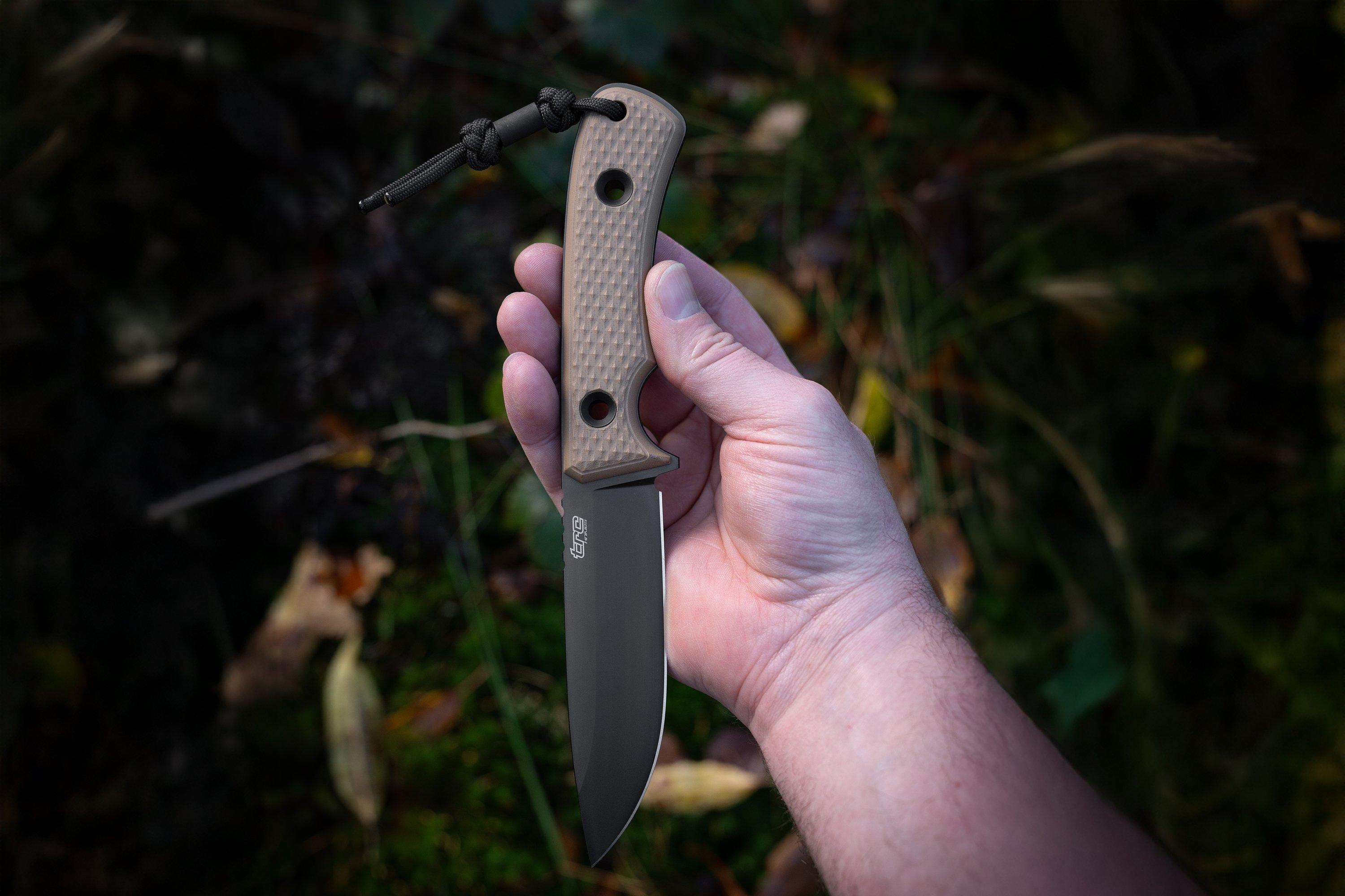 TRC Knives South Pole Limited Run DLC Elmax, Coyote Brown G10 ...