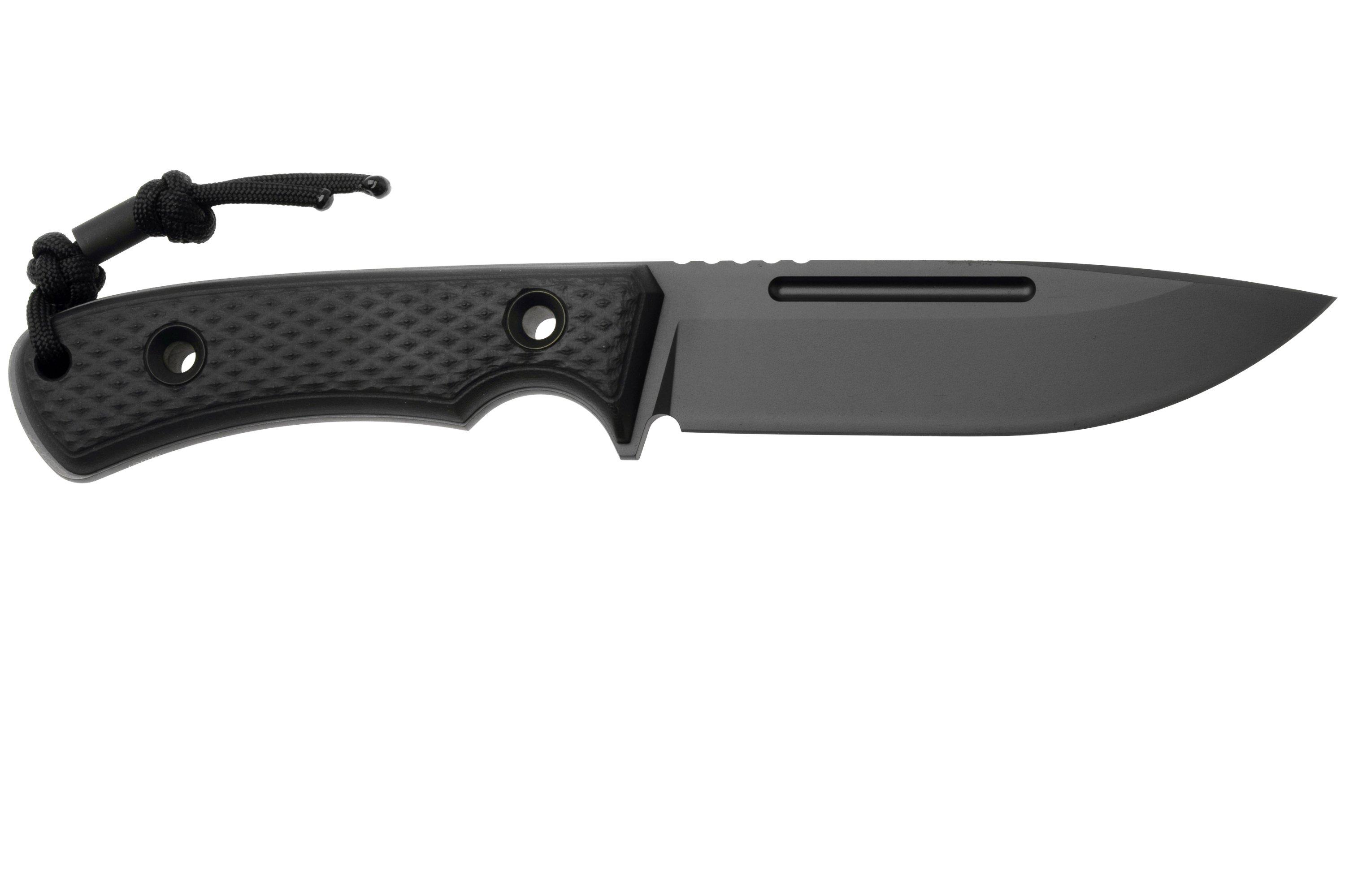 TRC Knives South Pole, Black DLC Vanadis 4 Extra, Black G10, survival ...