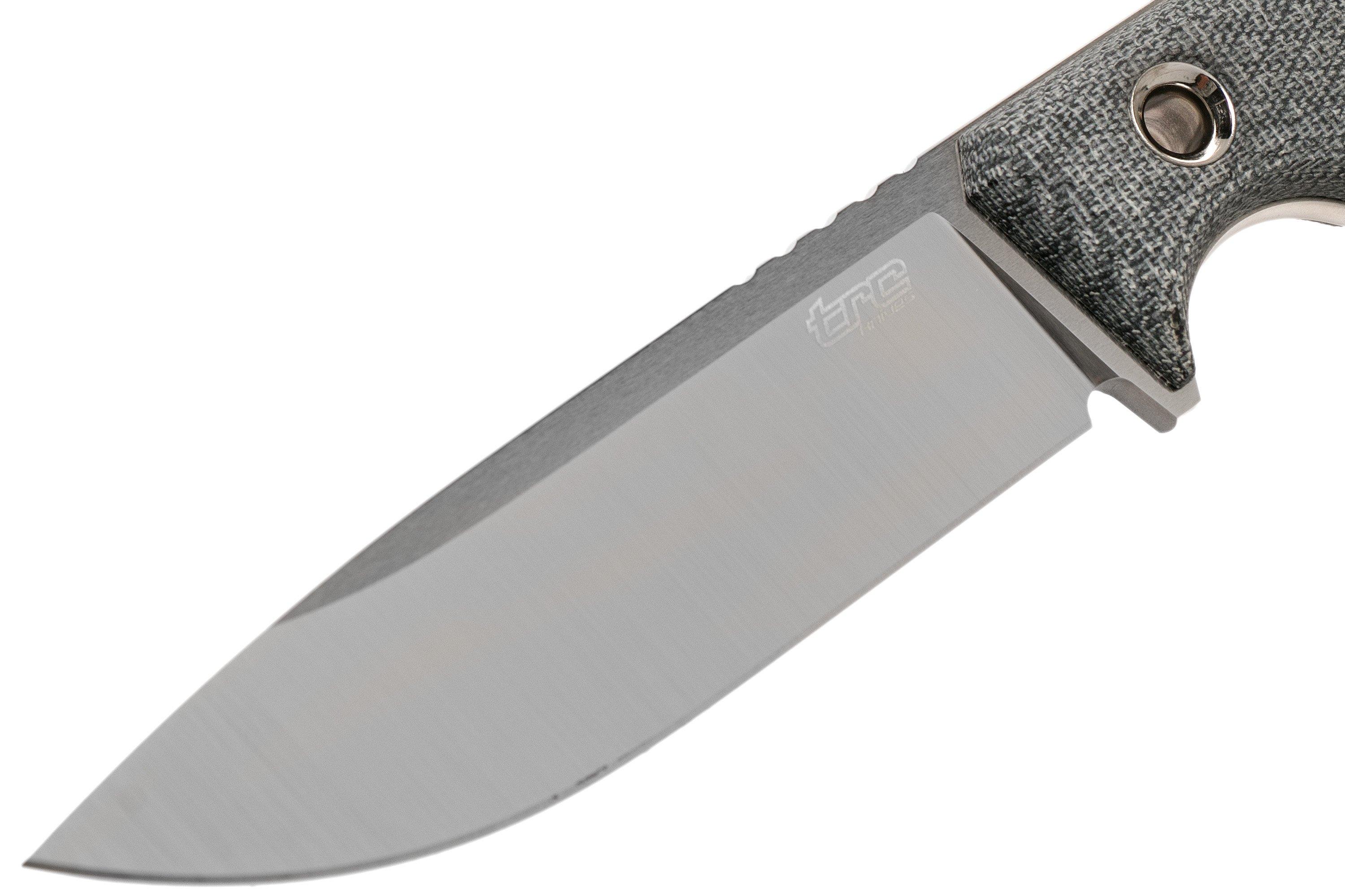 TRC Knives South Pole, Elmax, Black Canvas Micarta, survival knife ...