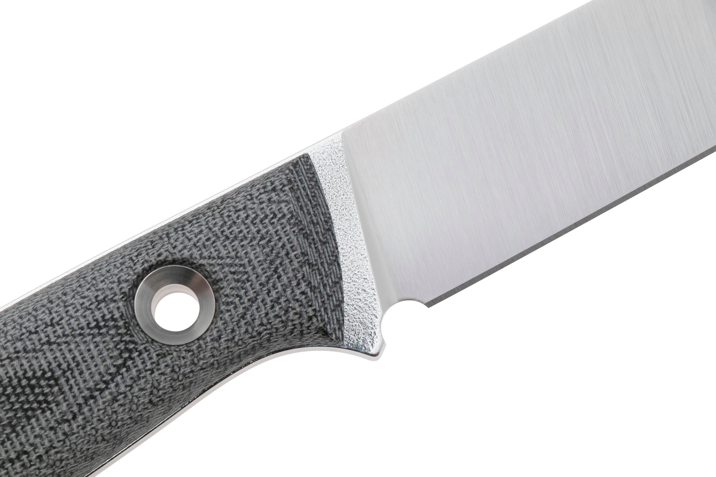 TRC Knives This Is Freedom, Black Canvas Micarta, fixed knife ...
