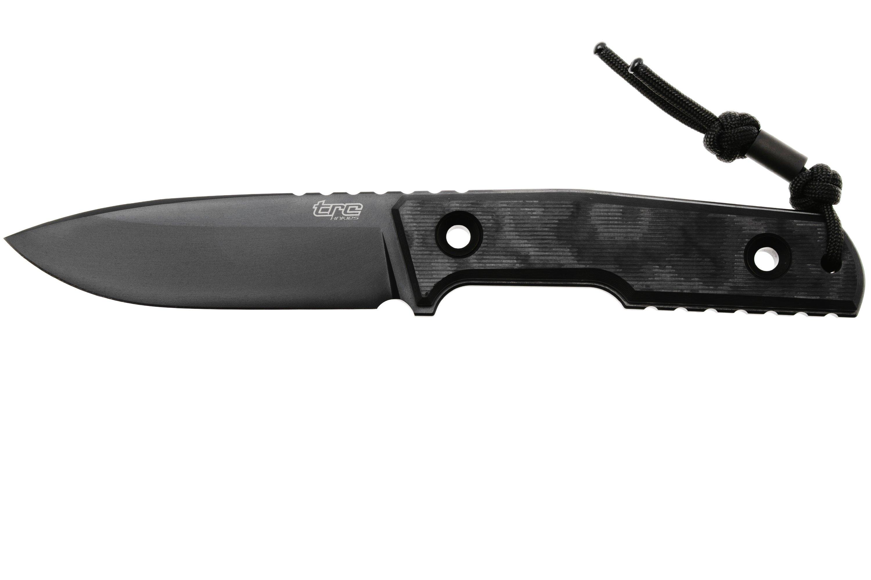 TRC Knives Urban Tactical, DLC Elmax, Fat Carbon Black Camo Carbon ...