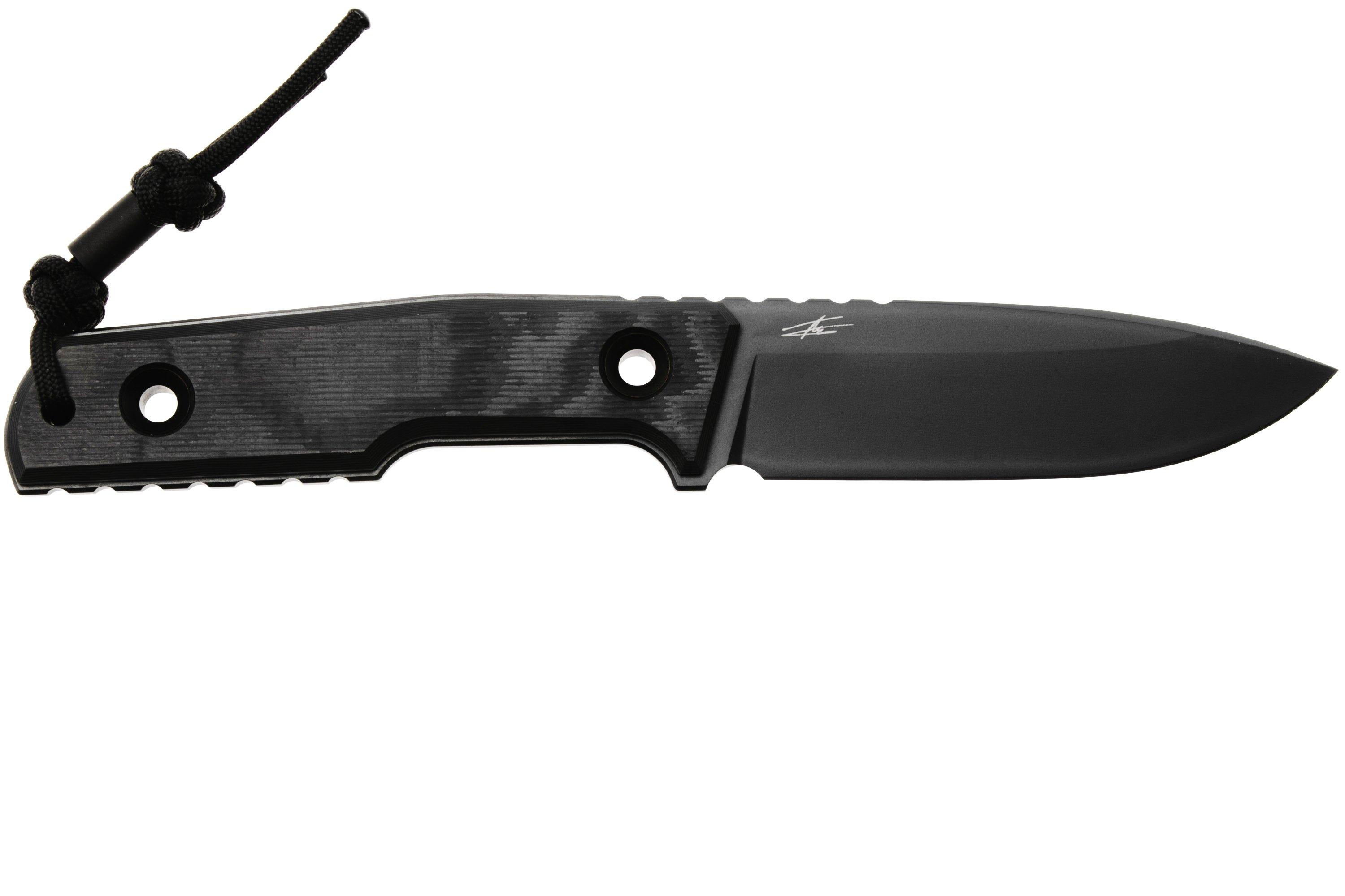 TRC Knives Urban Tactical, DLC Elmax, Fat Carbon Black Camo Carbon ...