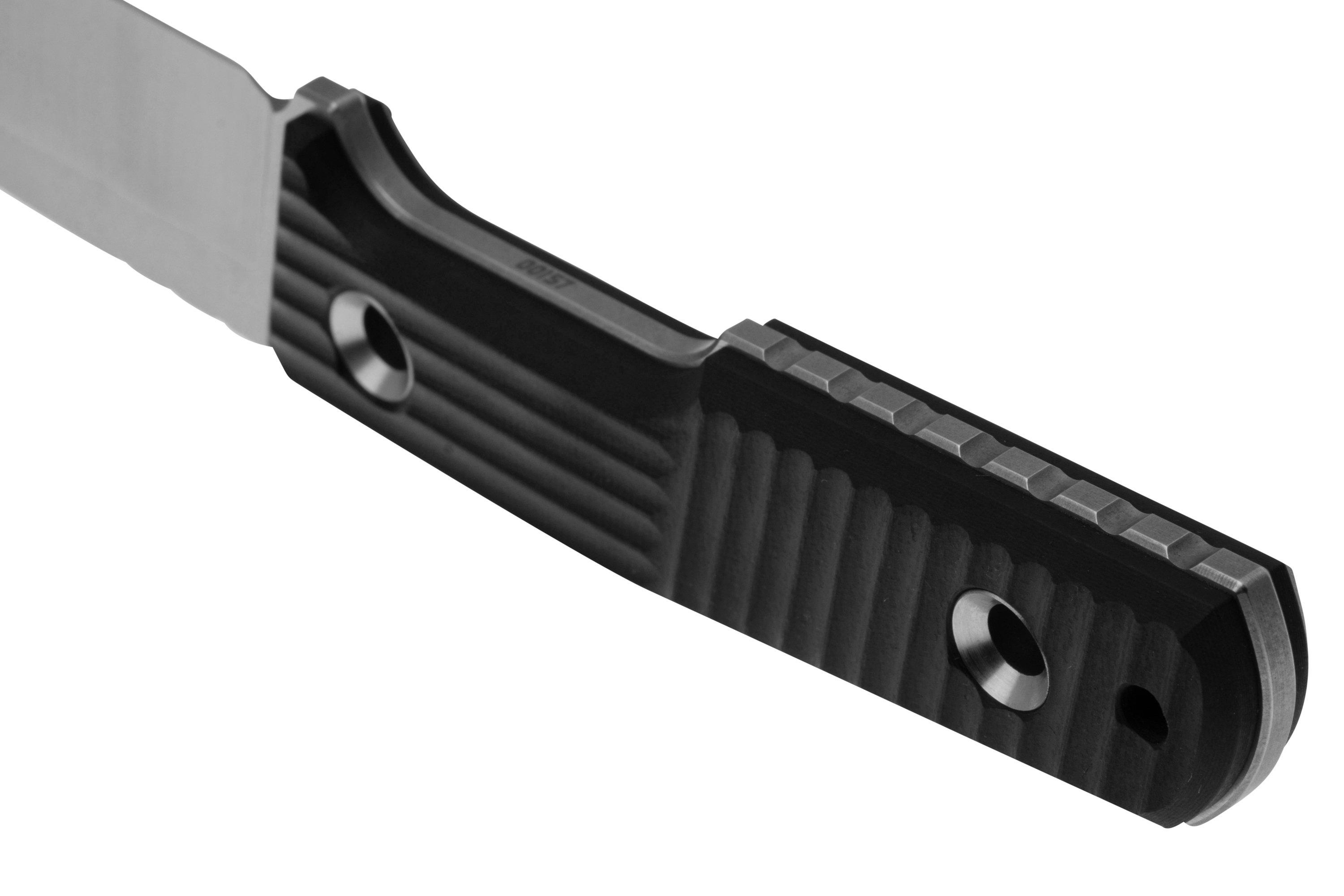 TRC Knives Urban Tactical, Elmax Satin, Black G10 survival knife ...