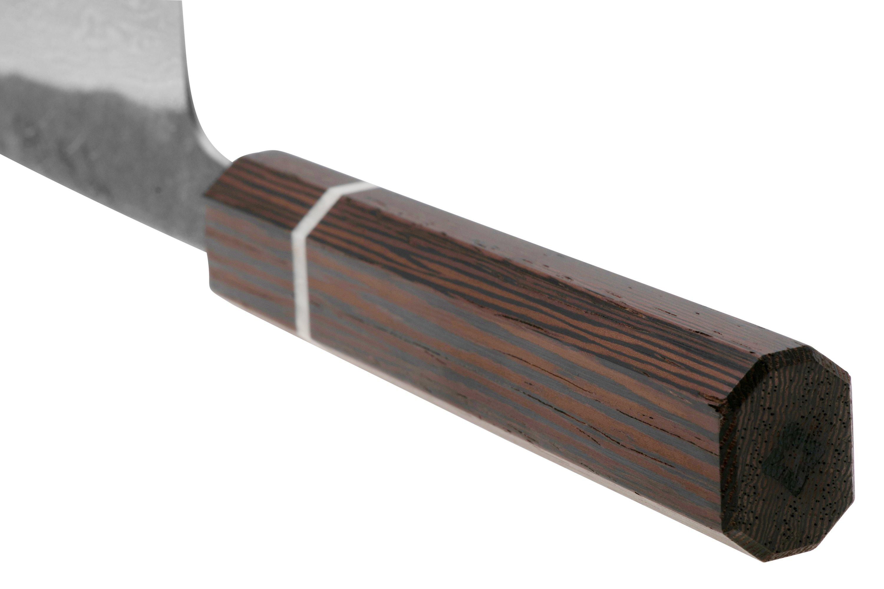 Tojiro Atelier Wenge 63-layered damascus, chef's knife 21 cm ...