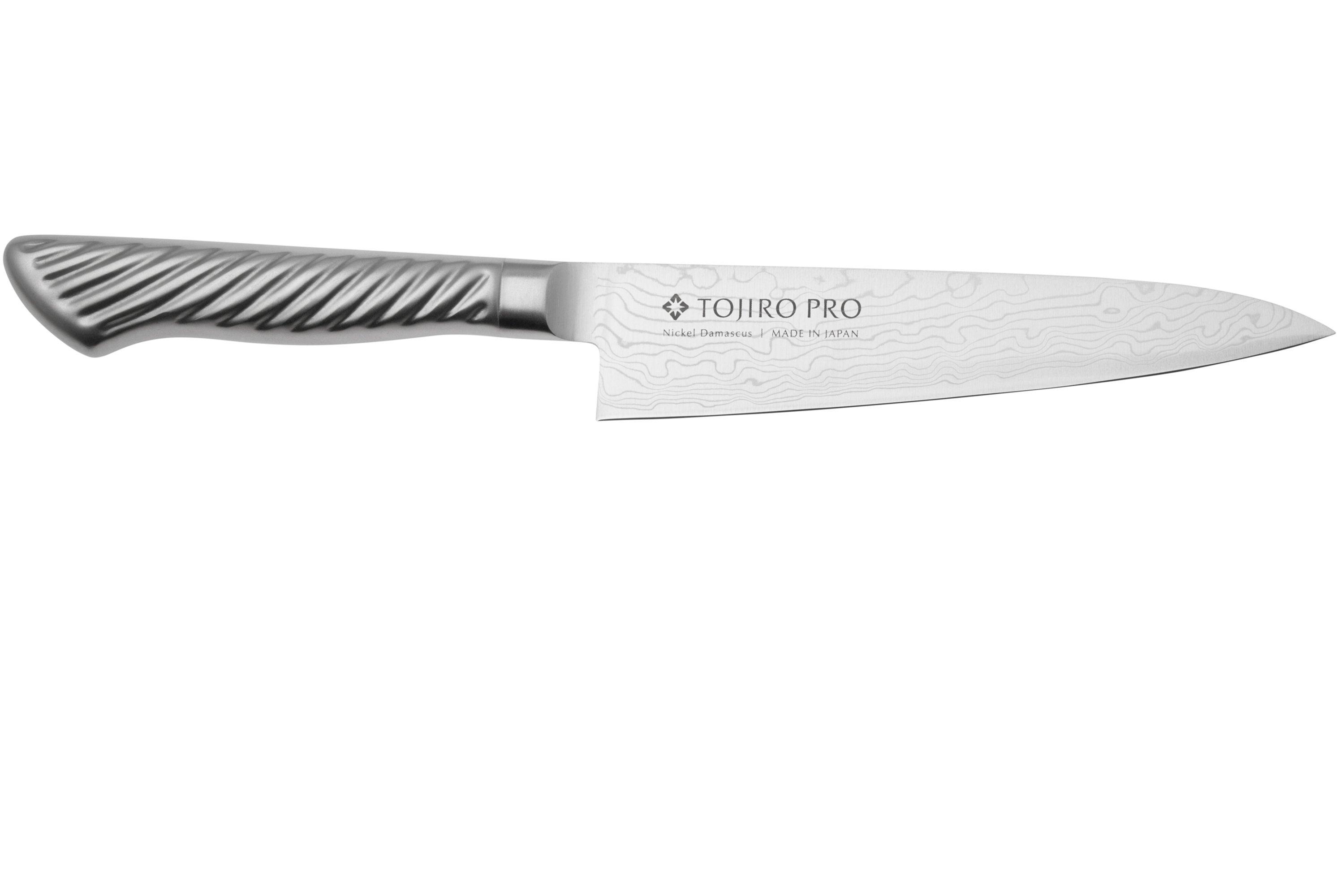 Tojiro Pro F-1030 Nickel damasco de 63 camadas, petty, 13,5 cm ...