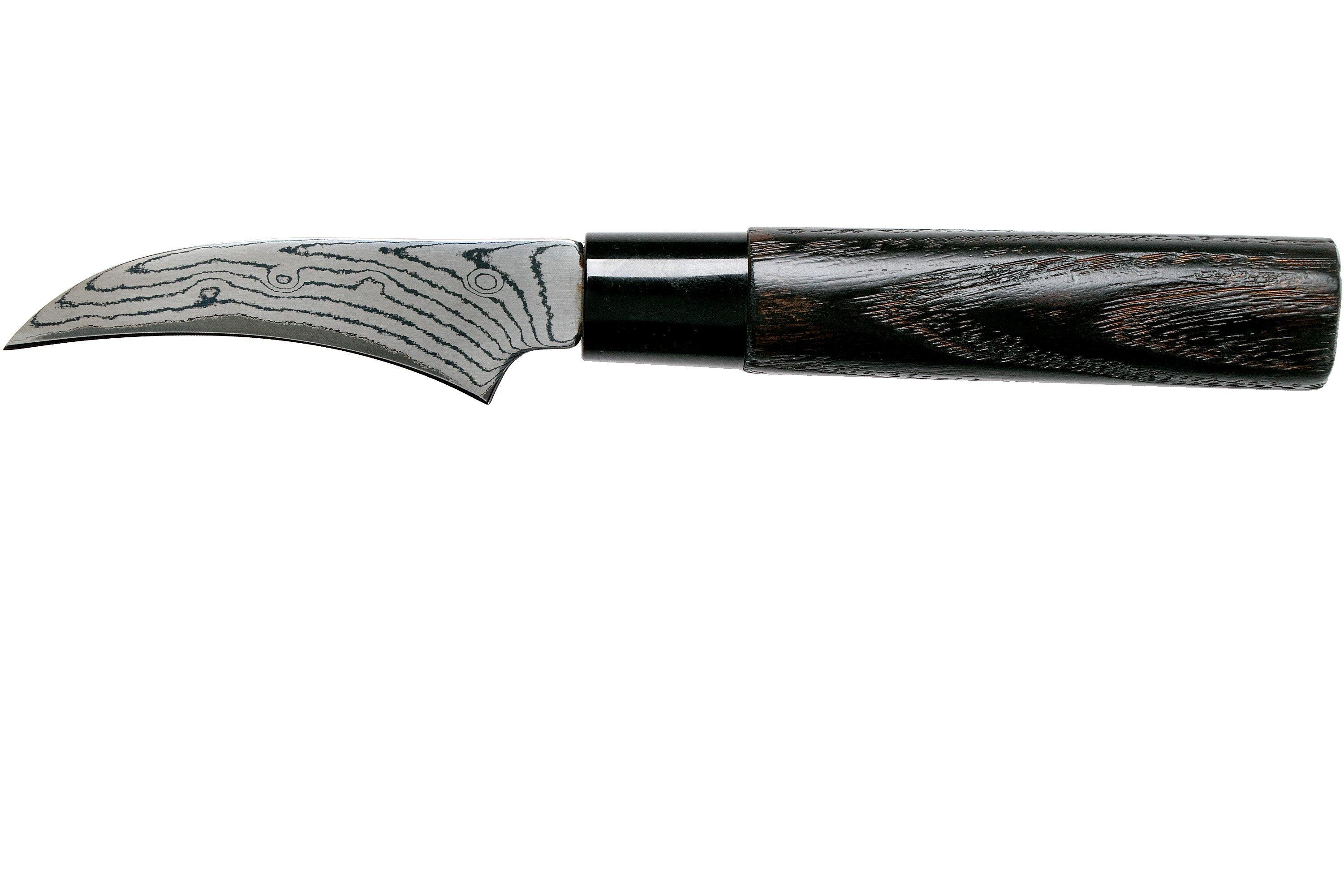 Tojiro Shippu Black damascus turning knife 7 cm, FD-1590 ...