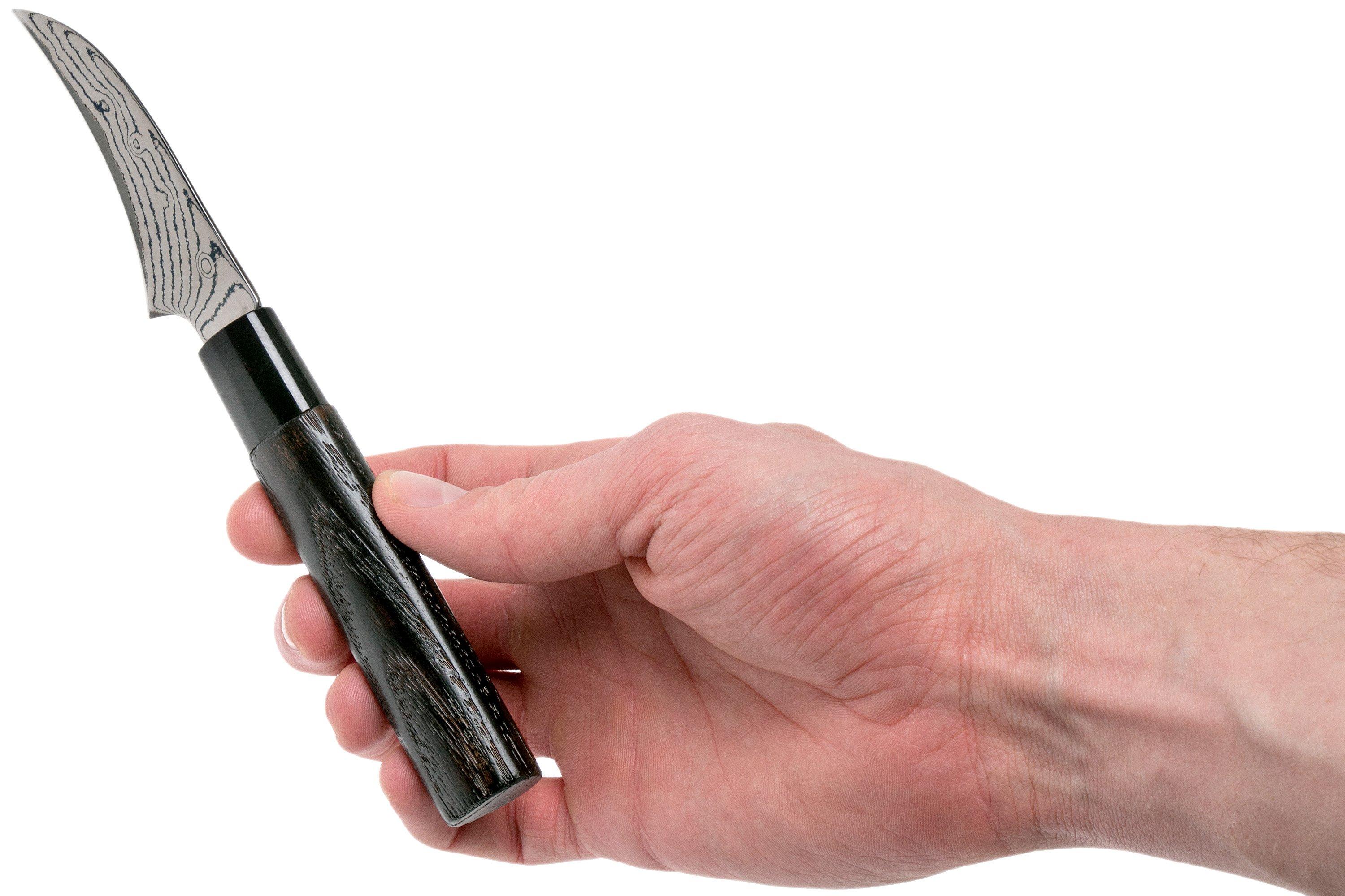 Tojiro Shippu Black damascus turning knife 7 cm, FD-1590 ...