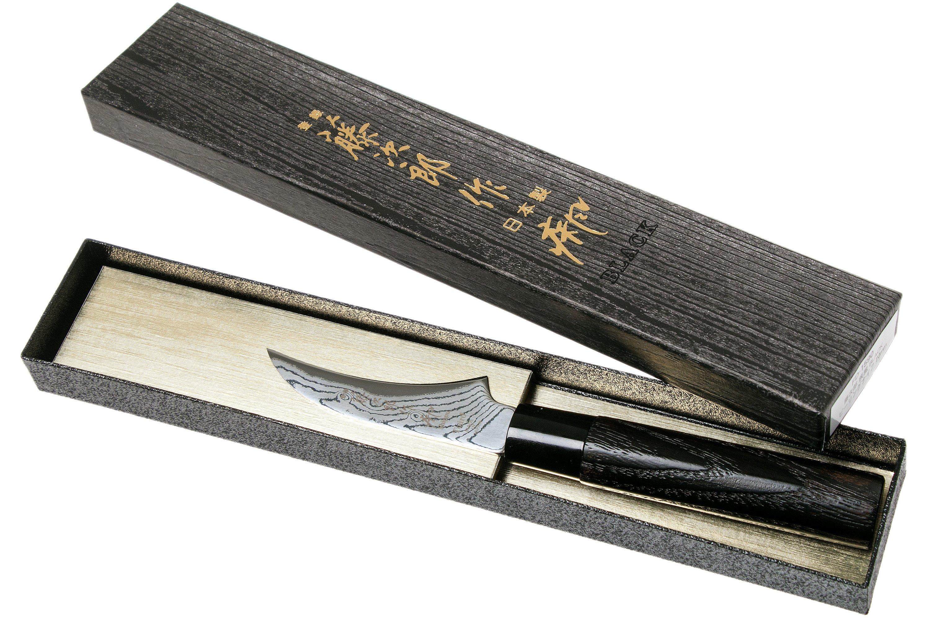 Tojiro Shippu Black damascus turning knife 7 cm, FD-1590 ...