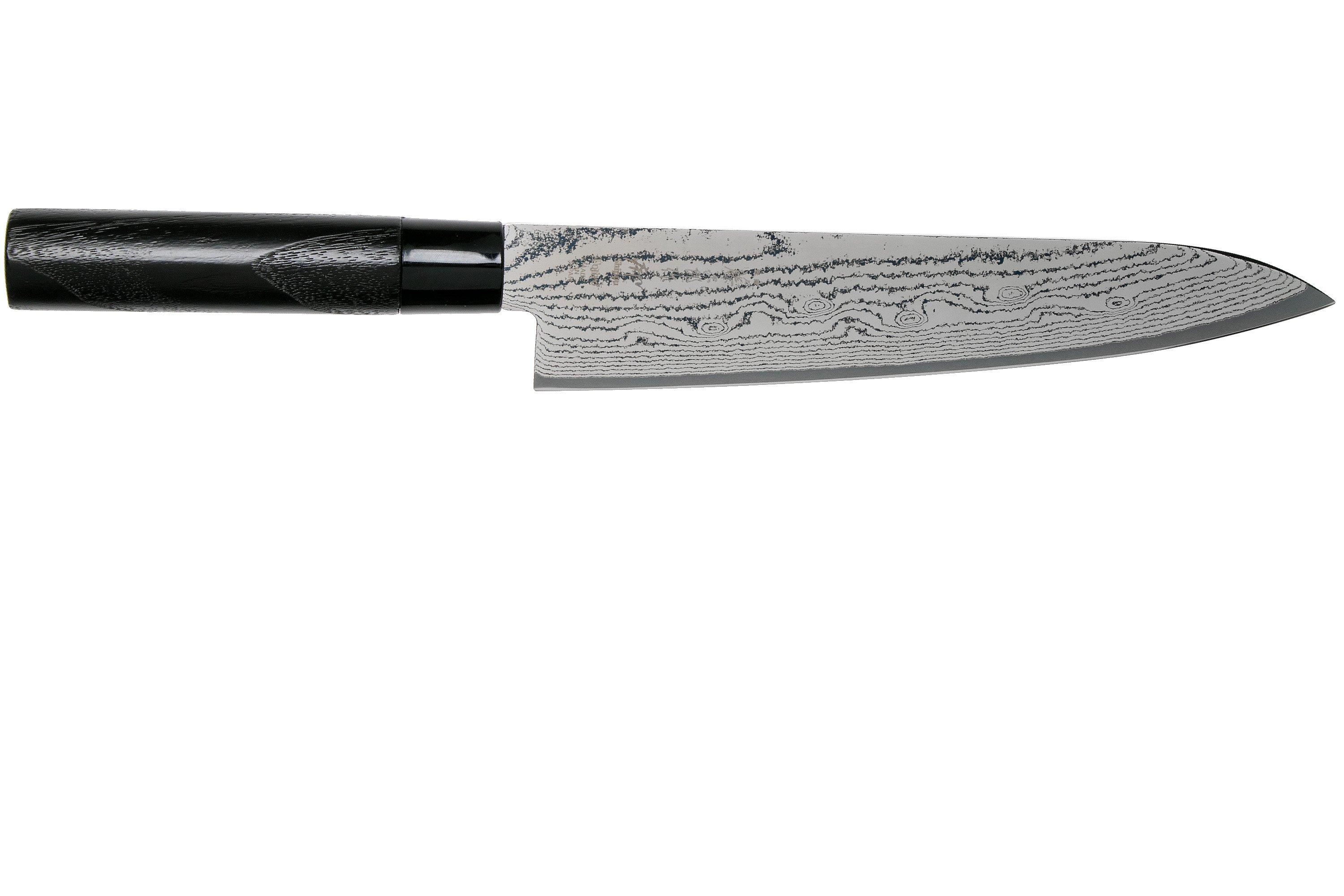 Tojiro Shippu Black damascus koksmes 24 cm, FD-1595 | Voordelig kopen ...