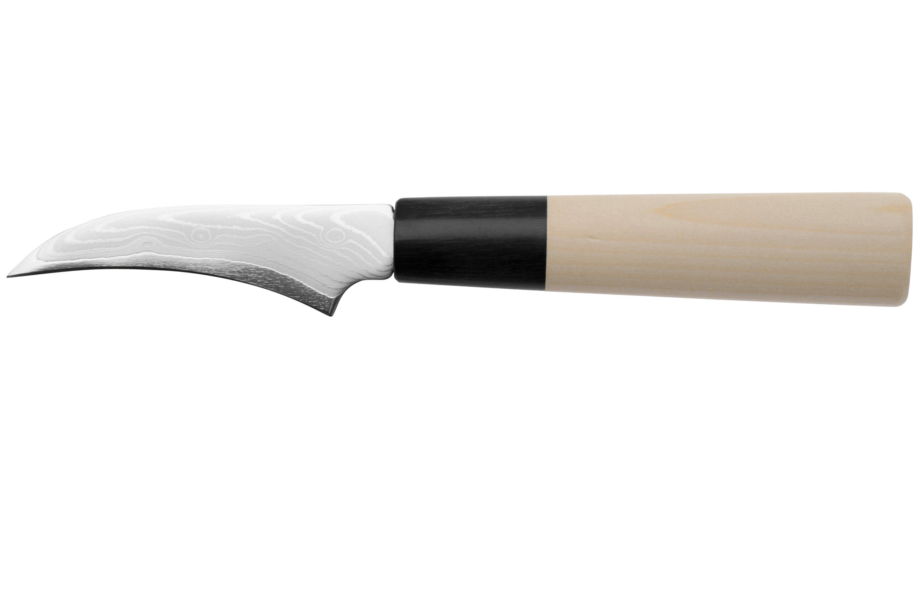 Tojiro Shippu FD-590, 37-layered damast, turning knife, 7 cm ...